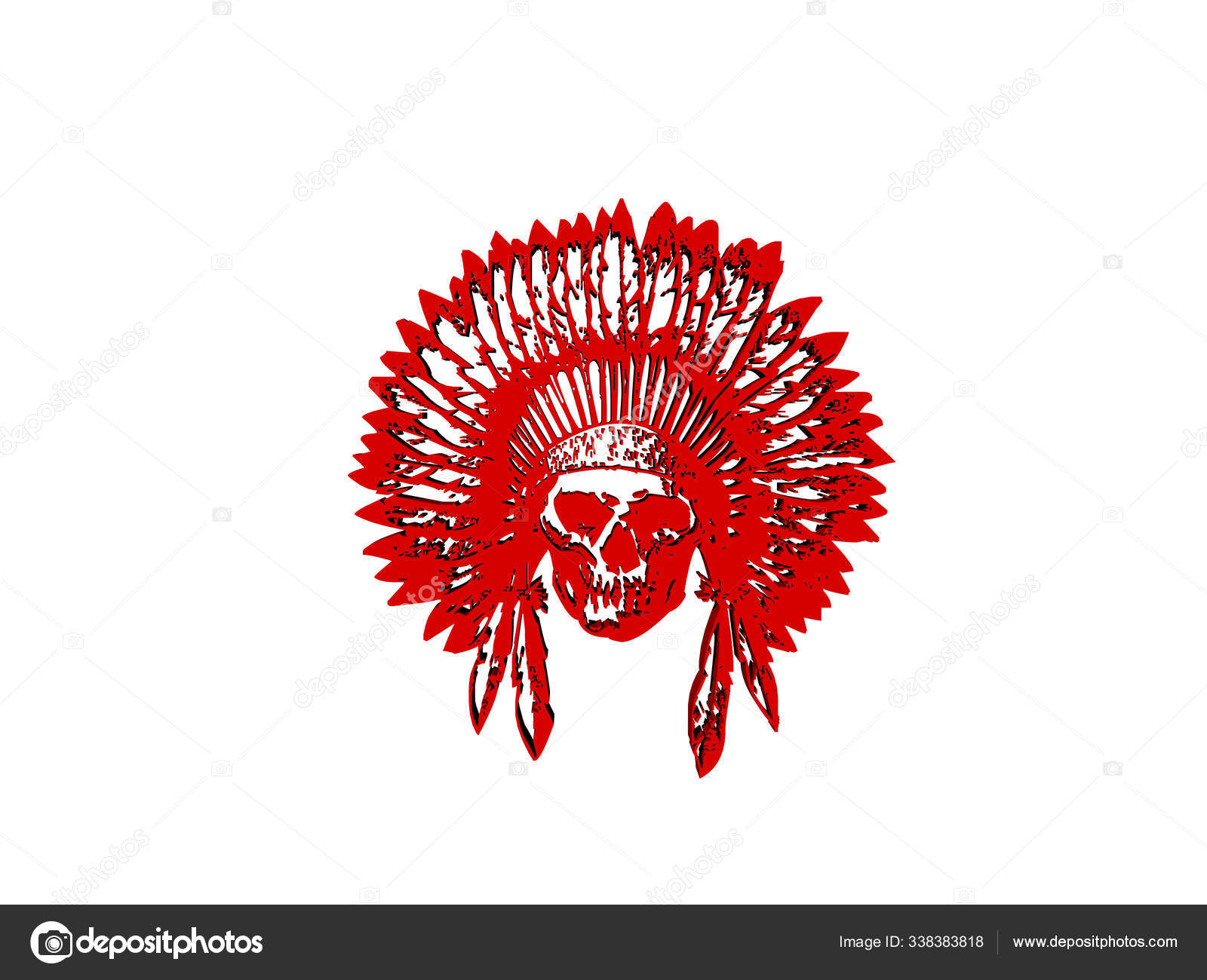 Vector Illustration Skull Red Ribbon — Stock Photo © PantherMediaSeller ...