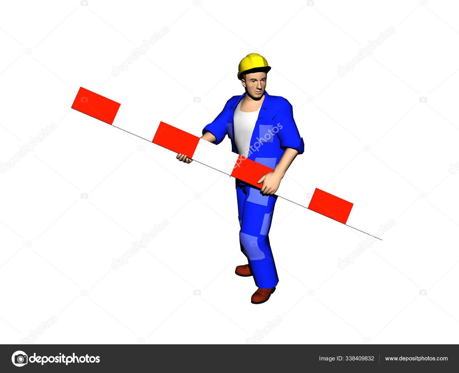 Construction Worker Architect Profession Stock Illustration by ... Construction Worker Architect Profession Stock Illustration by ...