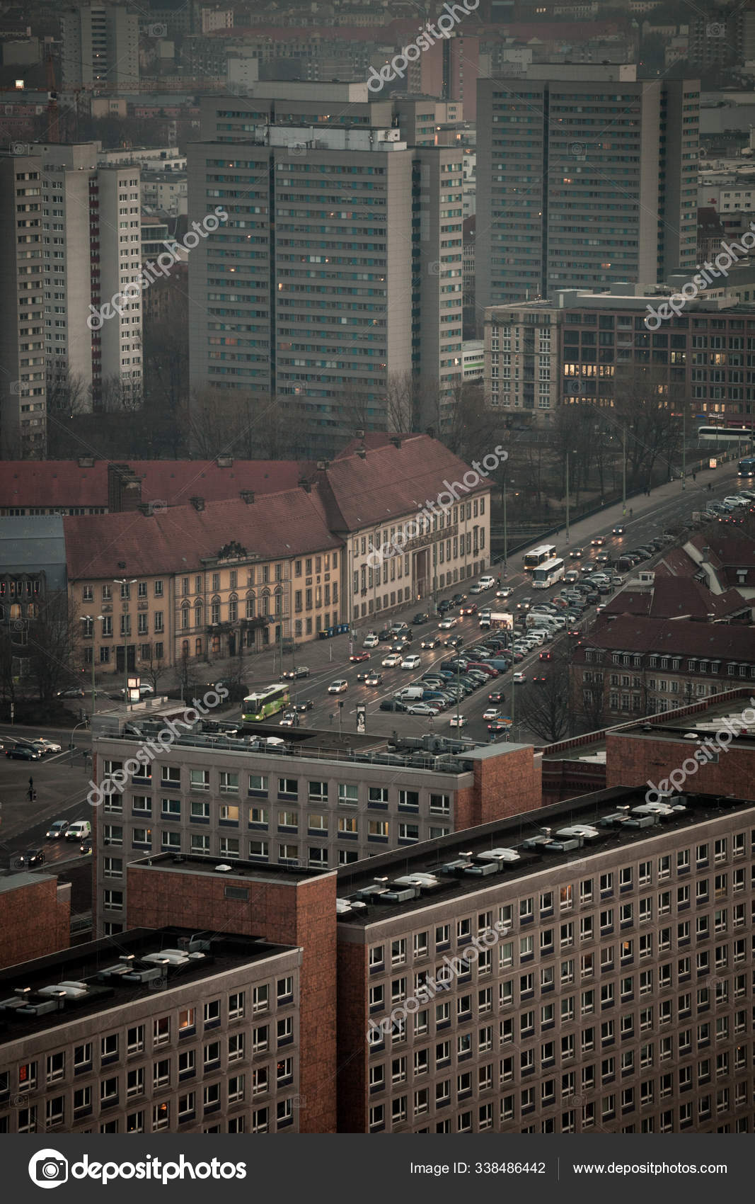 Look Berlin Elevated Pov Vintage Look Stock Photo by ©PantherMediaSeller 338486442