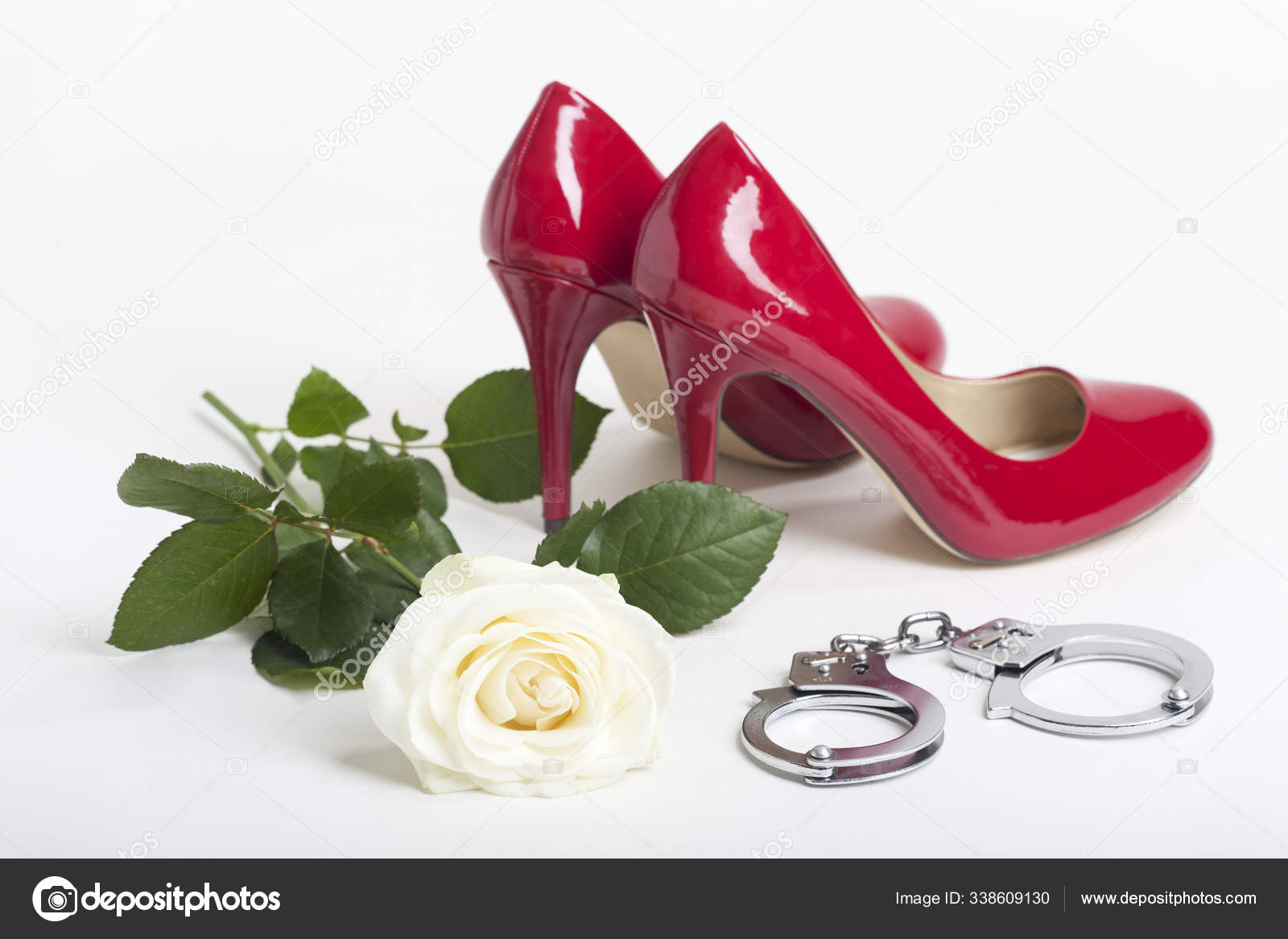 Red High Heels White Background Stock Photo by ©PantherMediaSeller ...