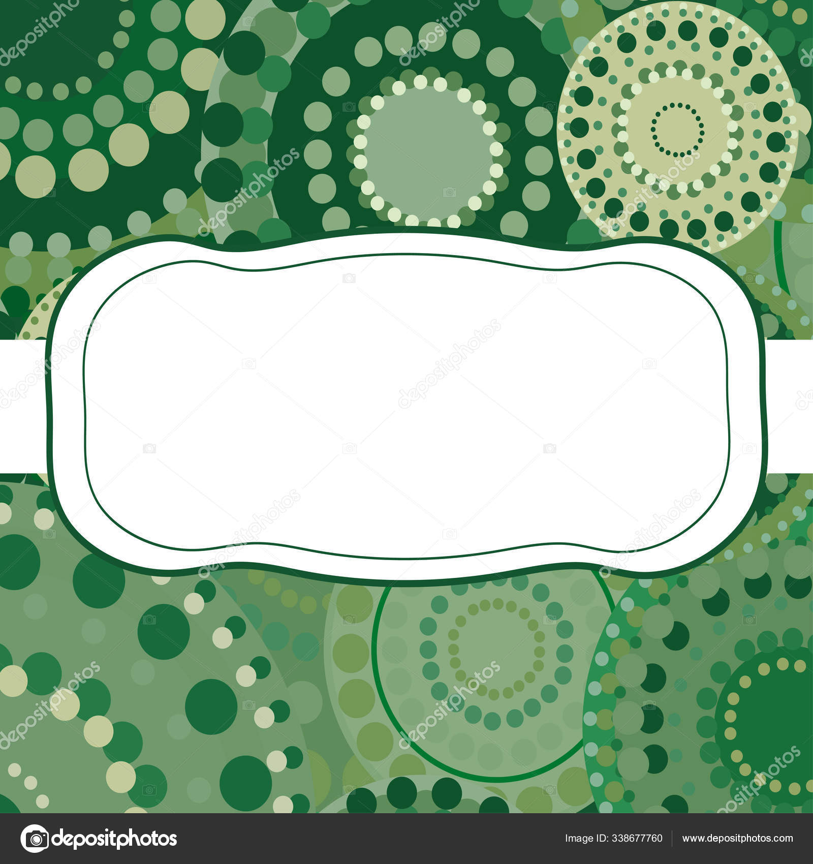 Patterned Frame Background Invitation Circular Ornament Blue Painted ...