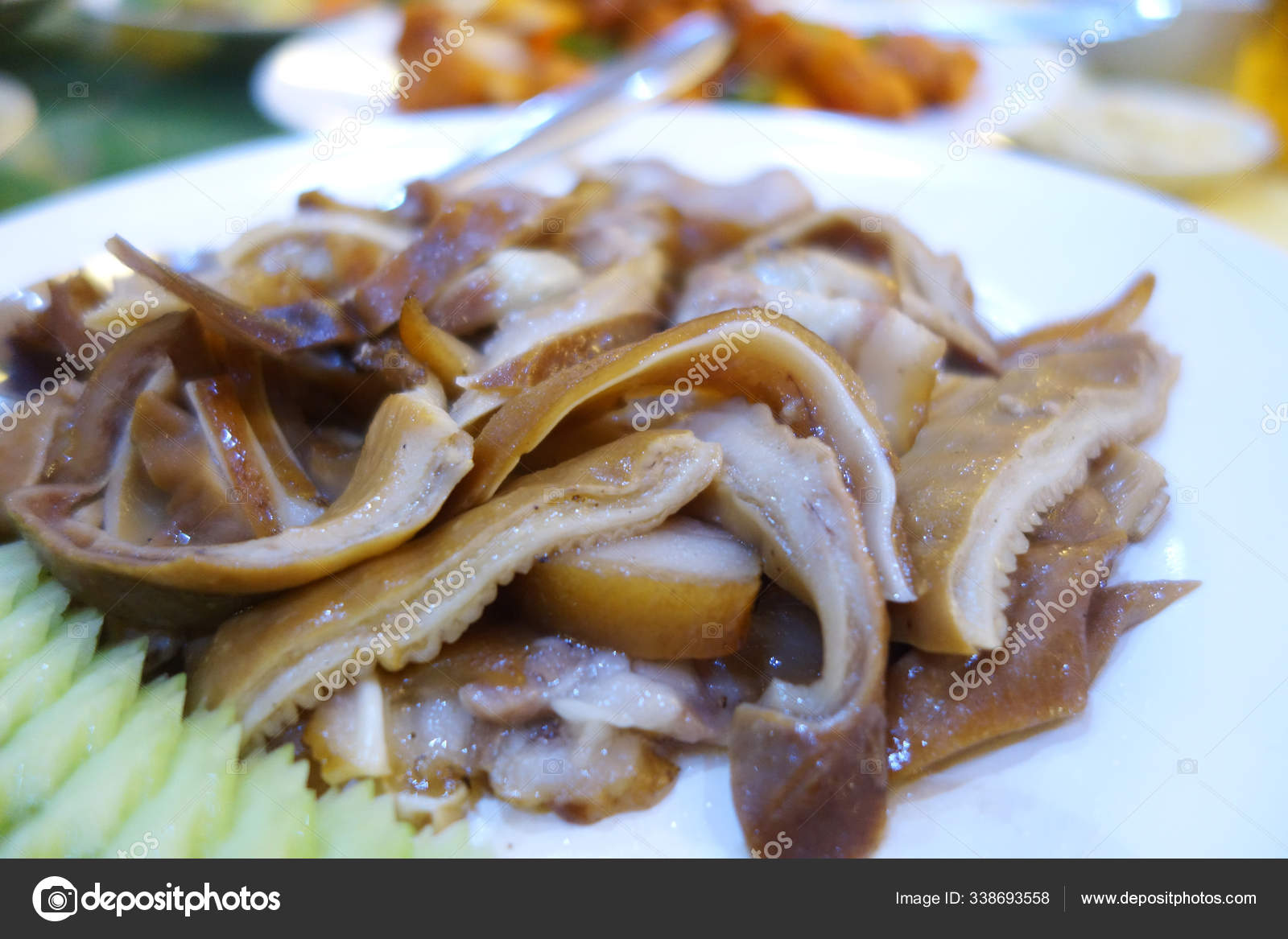 Pig Ears Cold Dish Plate — Stock Photo © PantherMediaSeller #338693558