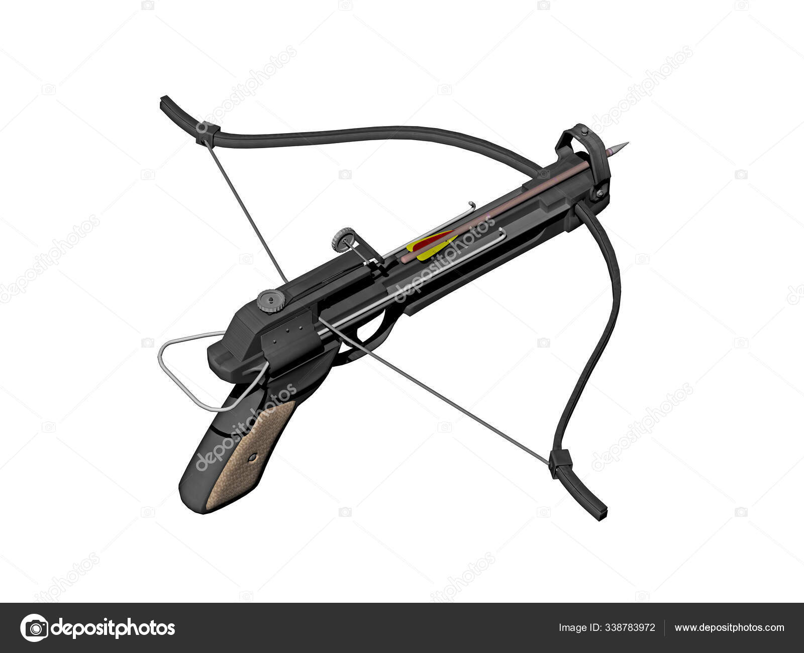 Hunting Rifle Isolated White Background — Stock Photo ...