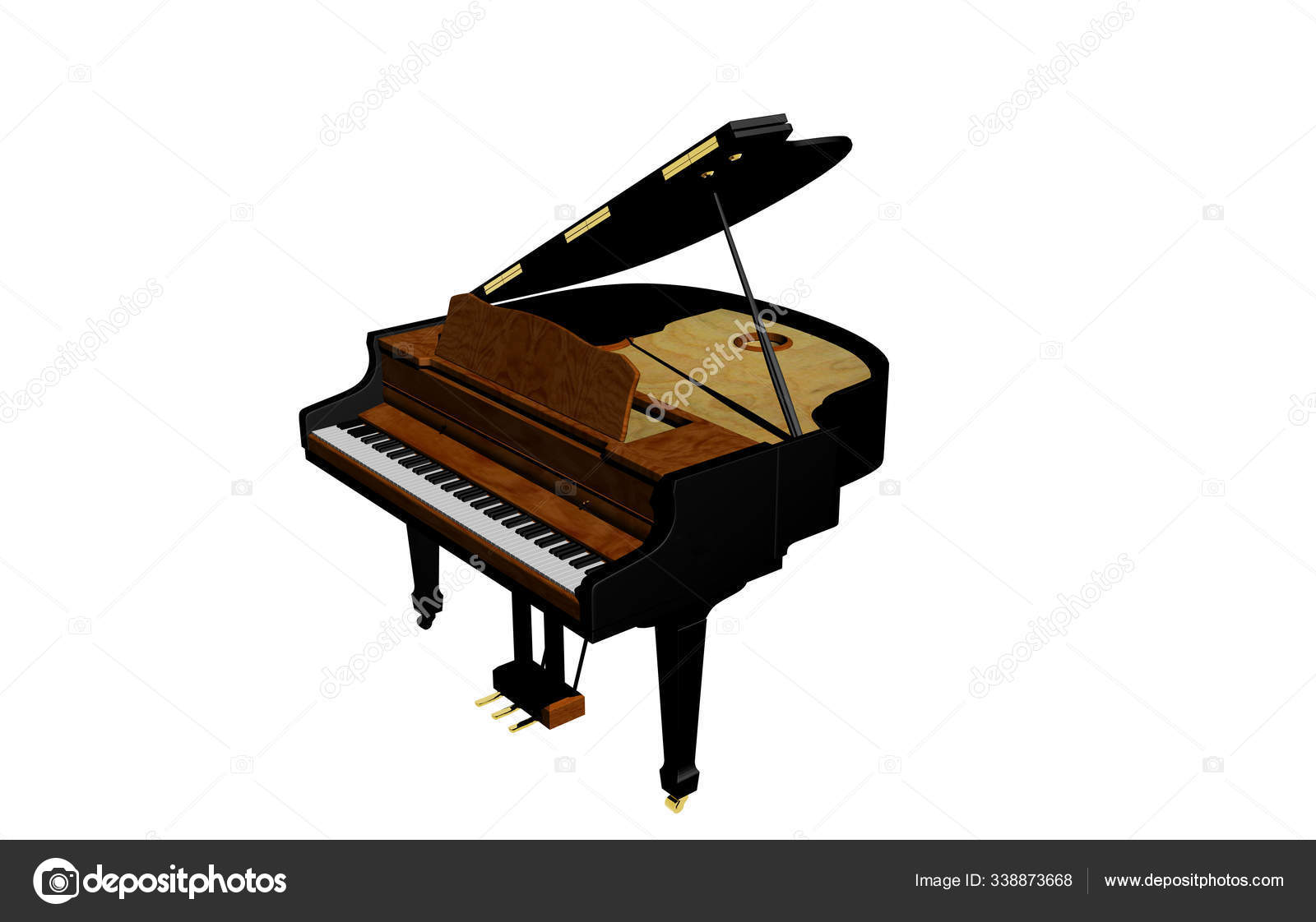 Piano Musical Instrument Music Concept Stock Illustration by ...