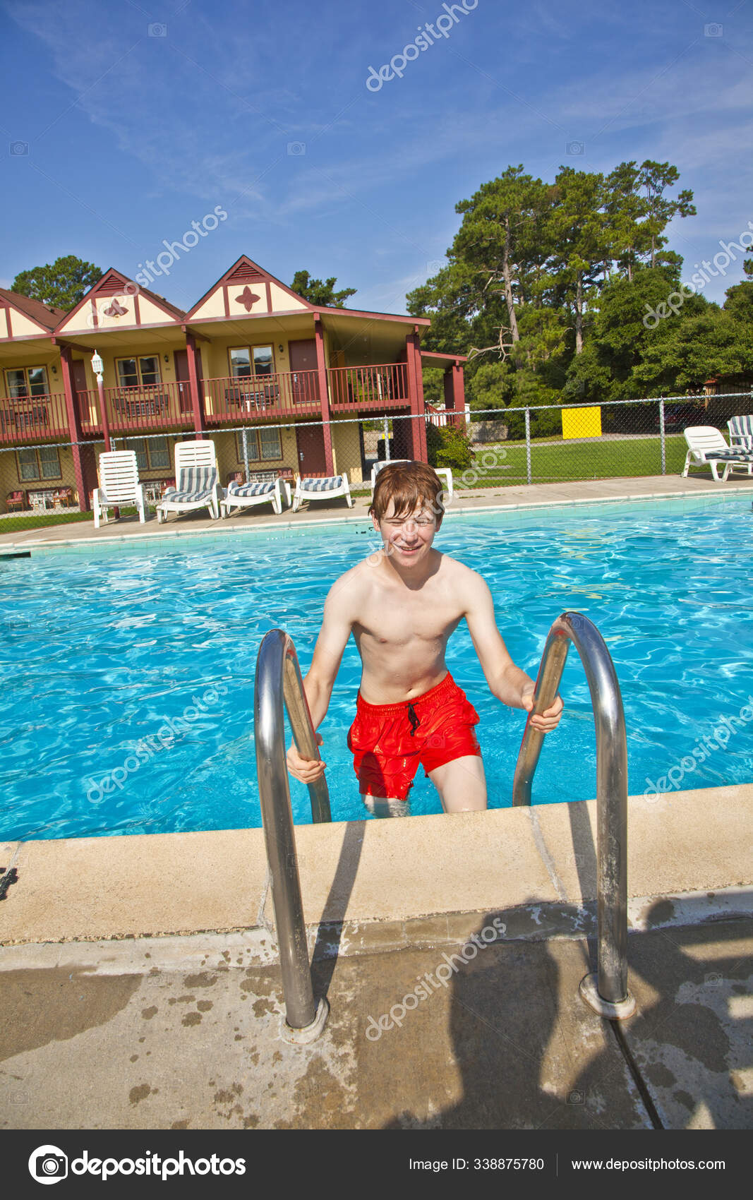 Child Has Fun Pool Stock Photo by ©PantherMediaSeller 338875780