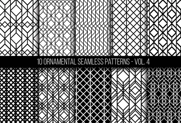 10 seamless patterns set Stock Photos & Royalty-Free Images | Depositphotos