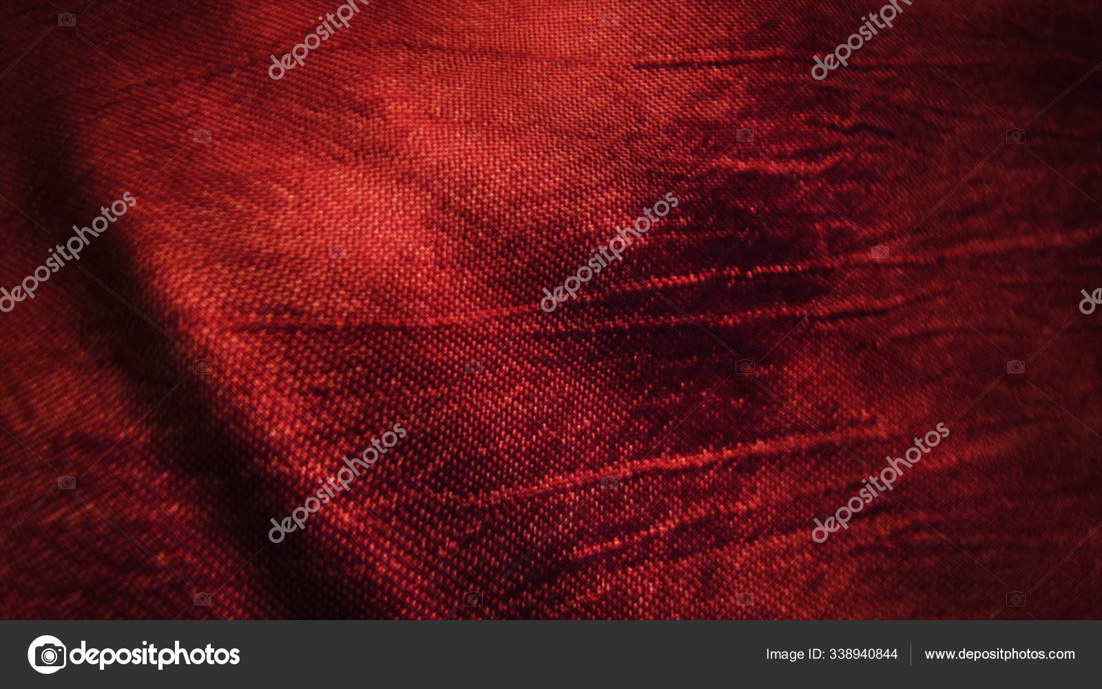 Seamless Red Satin Texture