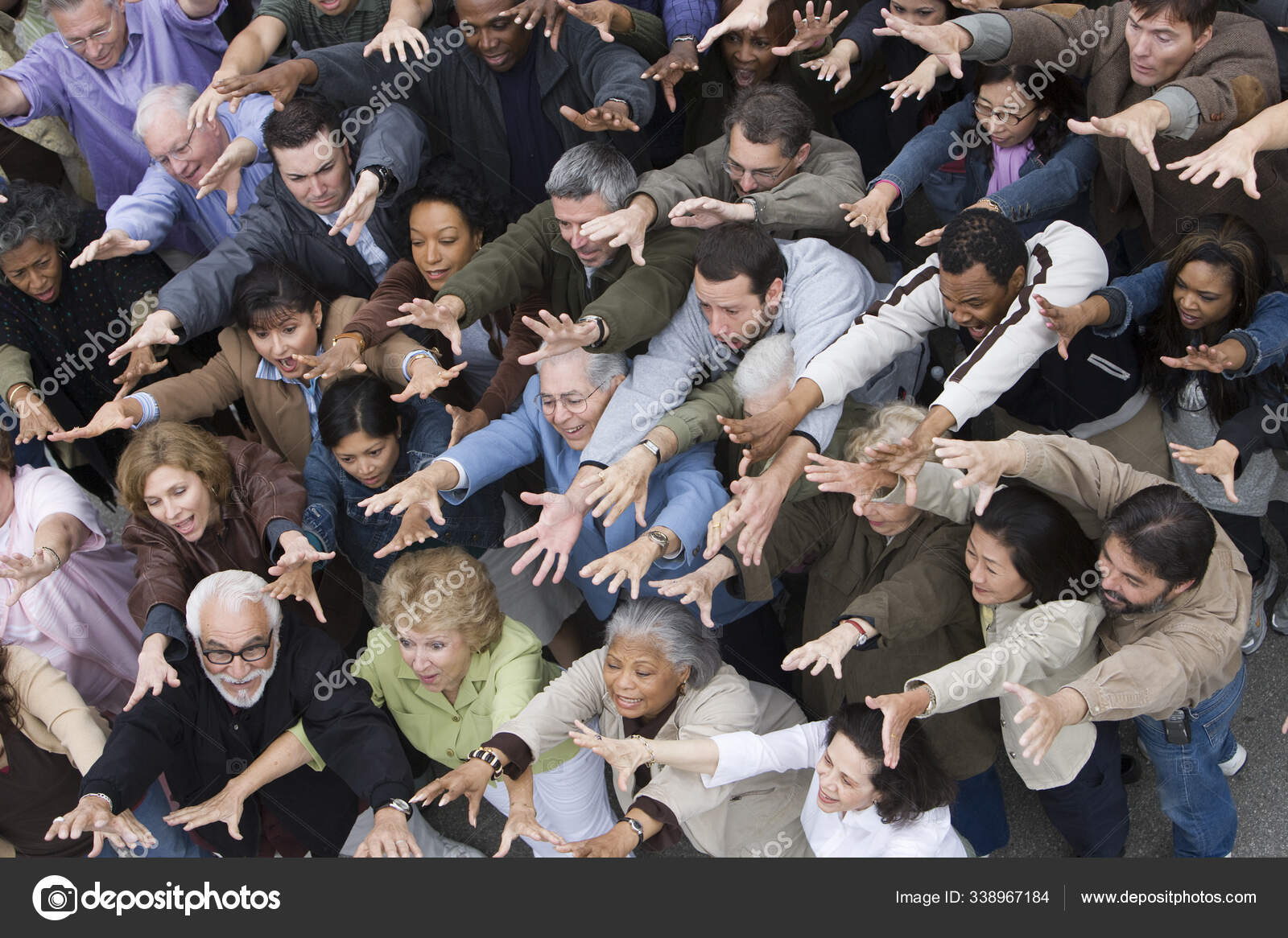 People Raising Their Hands