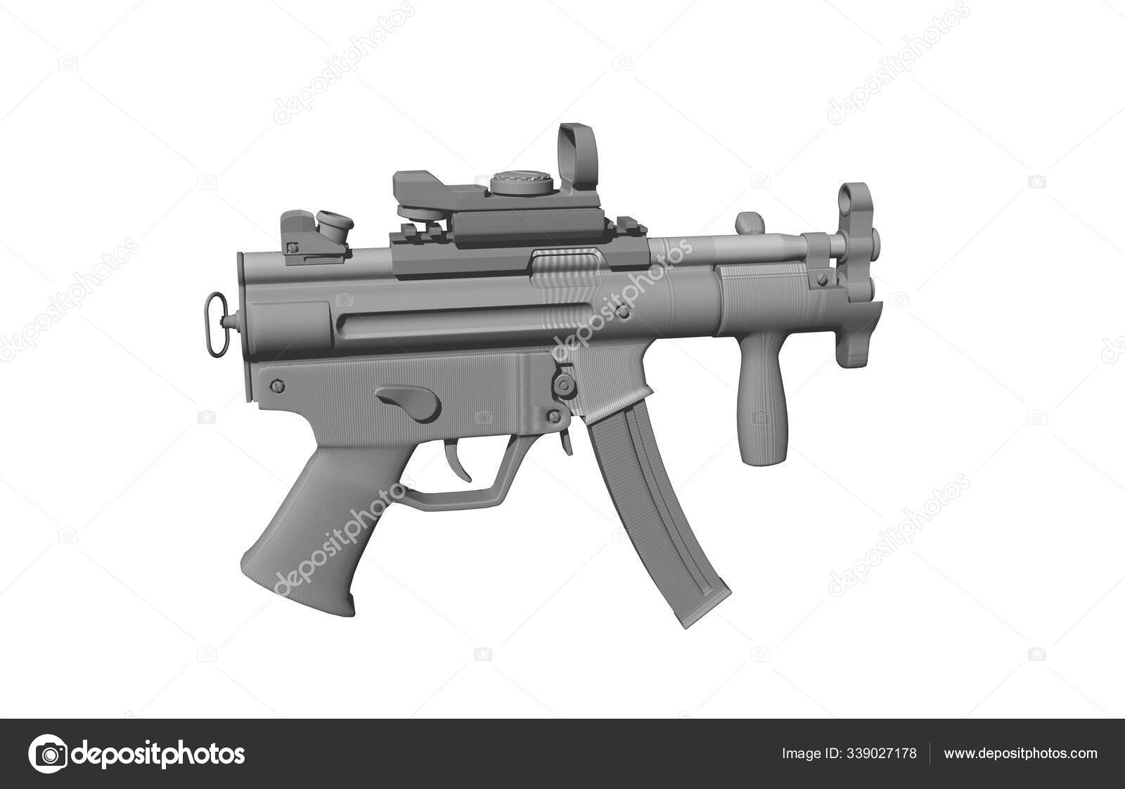 Weapon Gun Isolated White Background Stock Photo by ©PantherMediaSeller ...