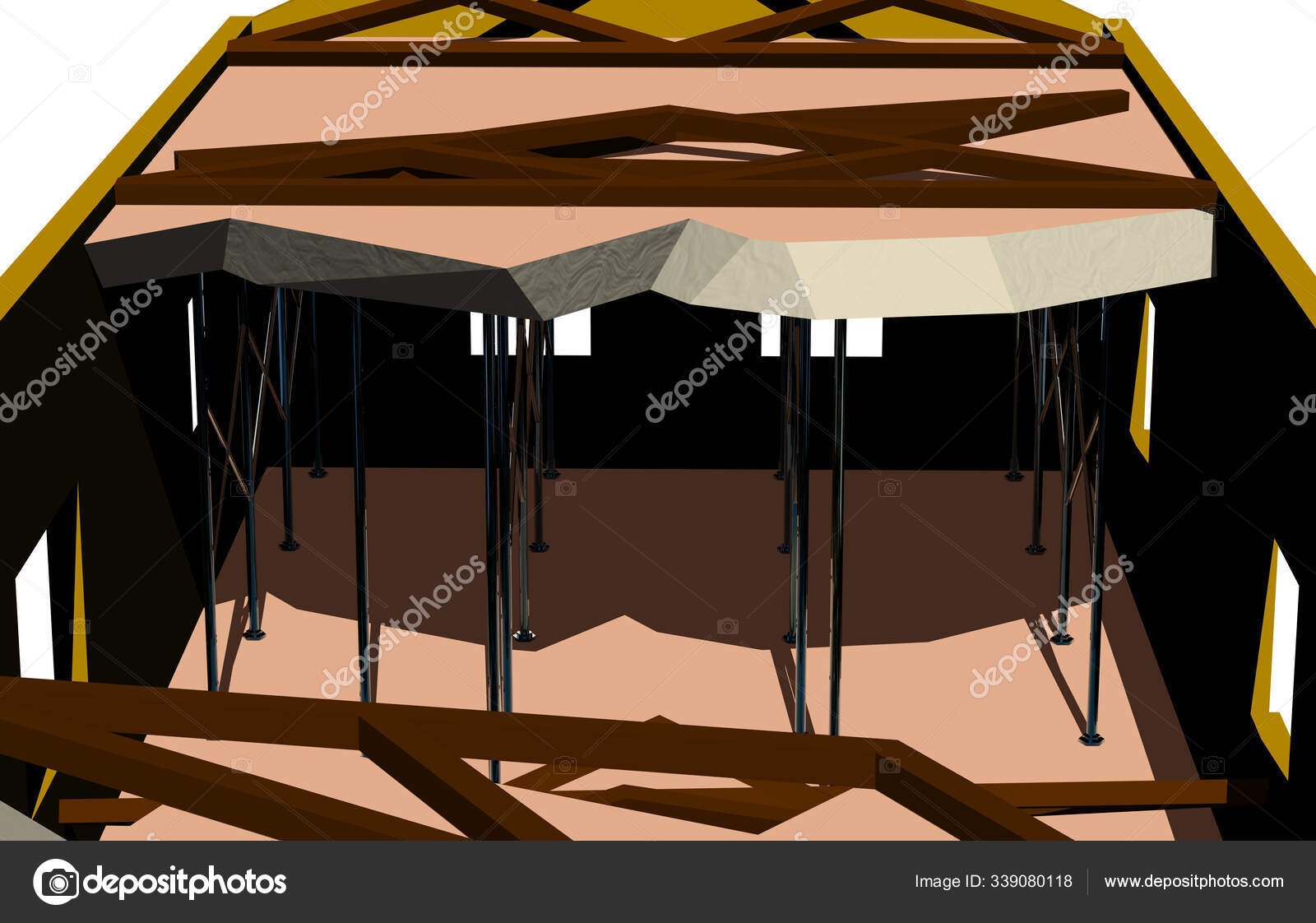Different Architecture Selective Focus Stock Illustration by ... Different Architecture Selective Focus Stock Illustration by ...