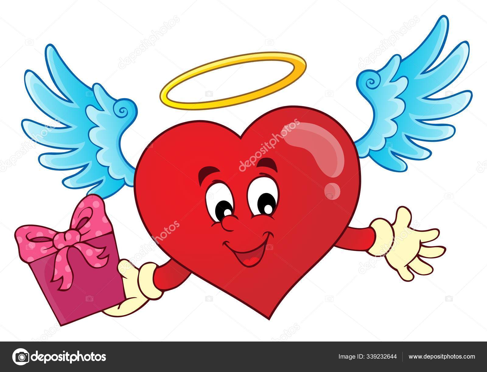 Valentine Heart Topic Image Picture Illustration Stock Illustration by ...