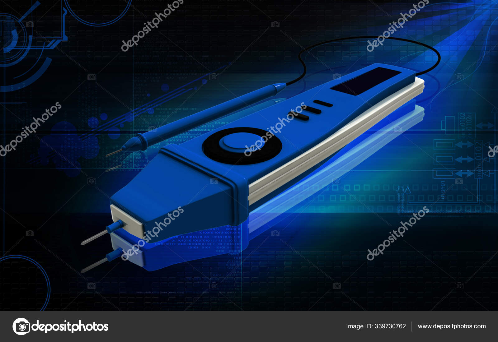 Art Digital Multimeter Technology — Stock Photo © PantherMediaSeller ...