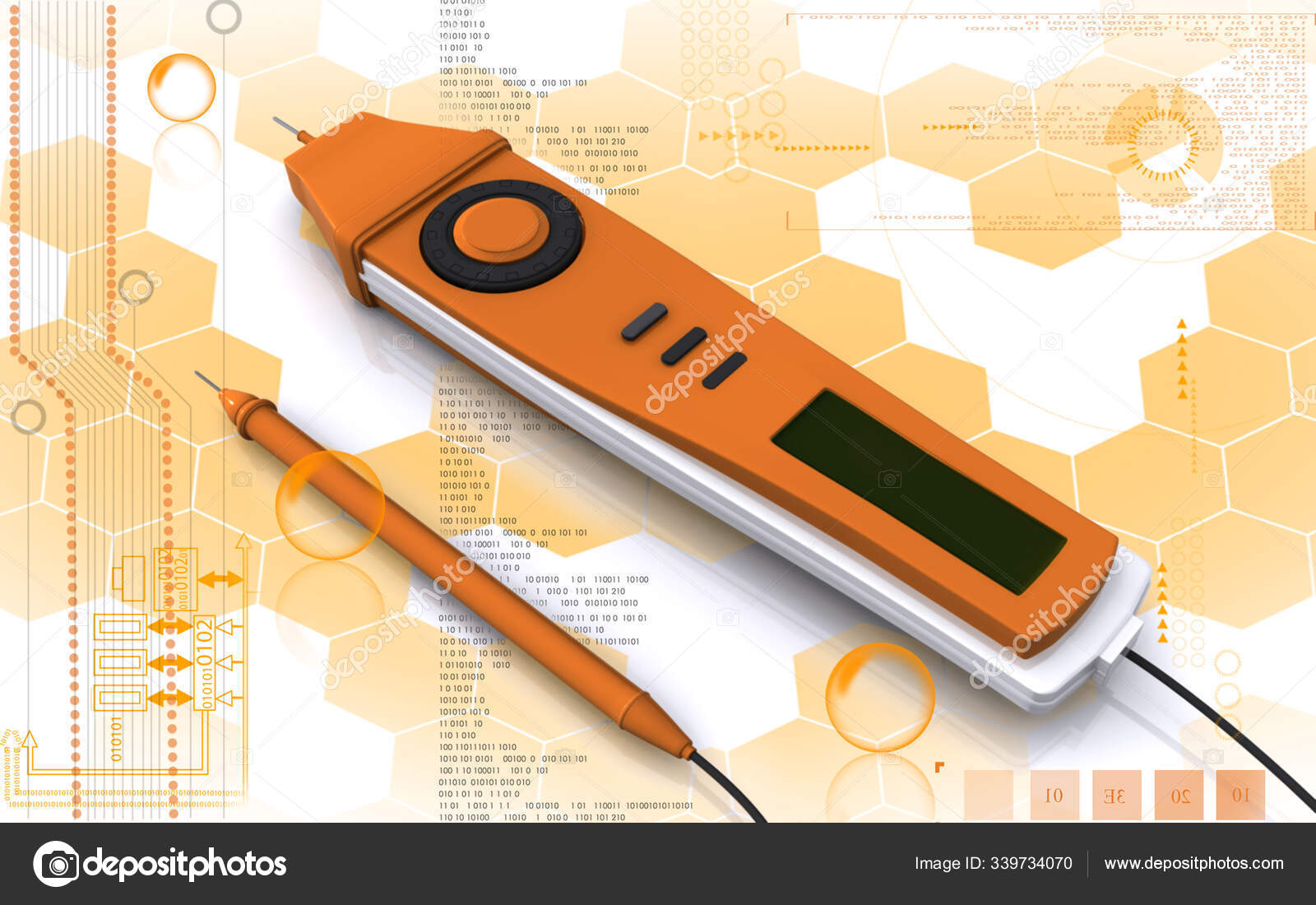 Art Digital Multimeter Technology — Stock Photo © PantherMediaSeller ...
