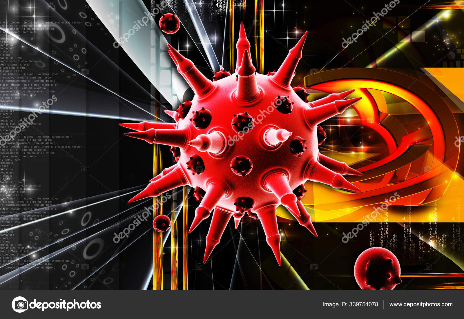Virus Bacteria Graphics Illustration — Stock Photo © PantherMediaSeller ...