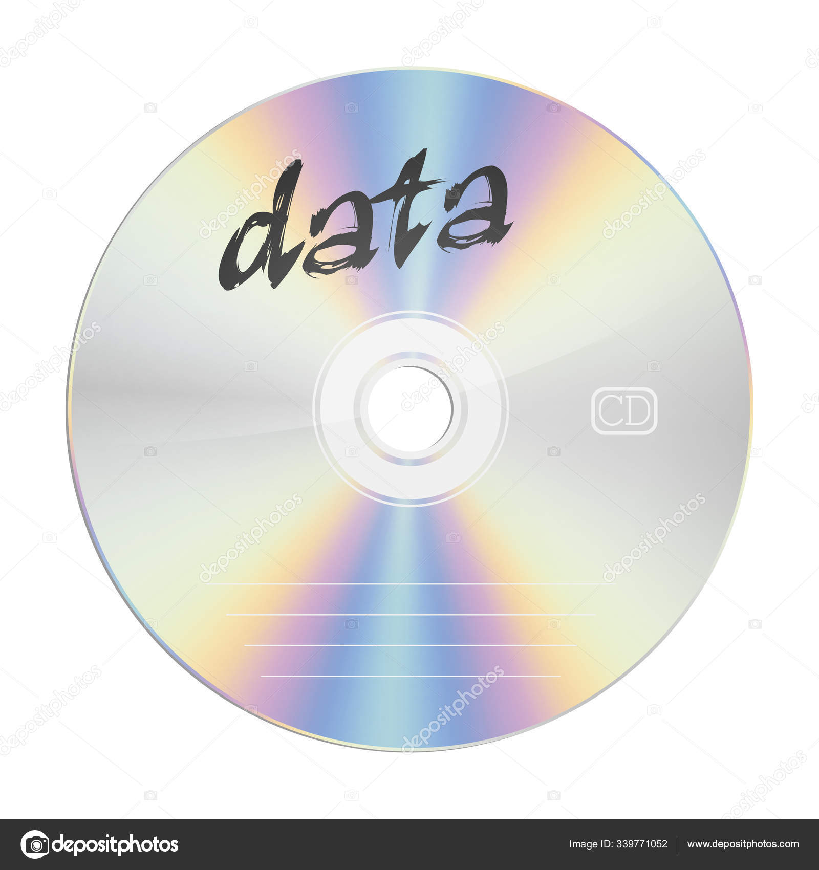 Compact Disc Digital Optical Disc Data Storage — Stock Photo ...
