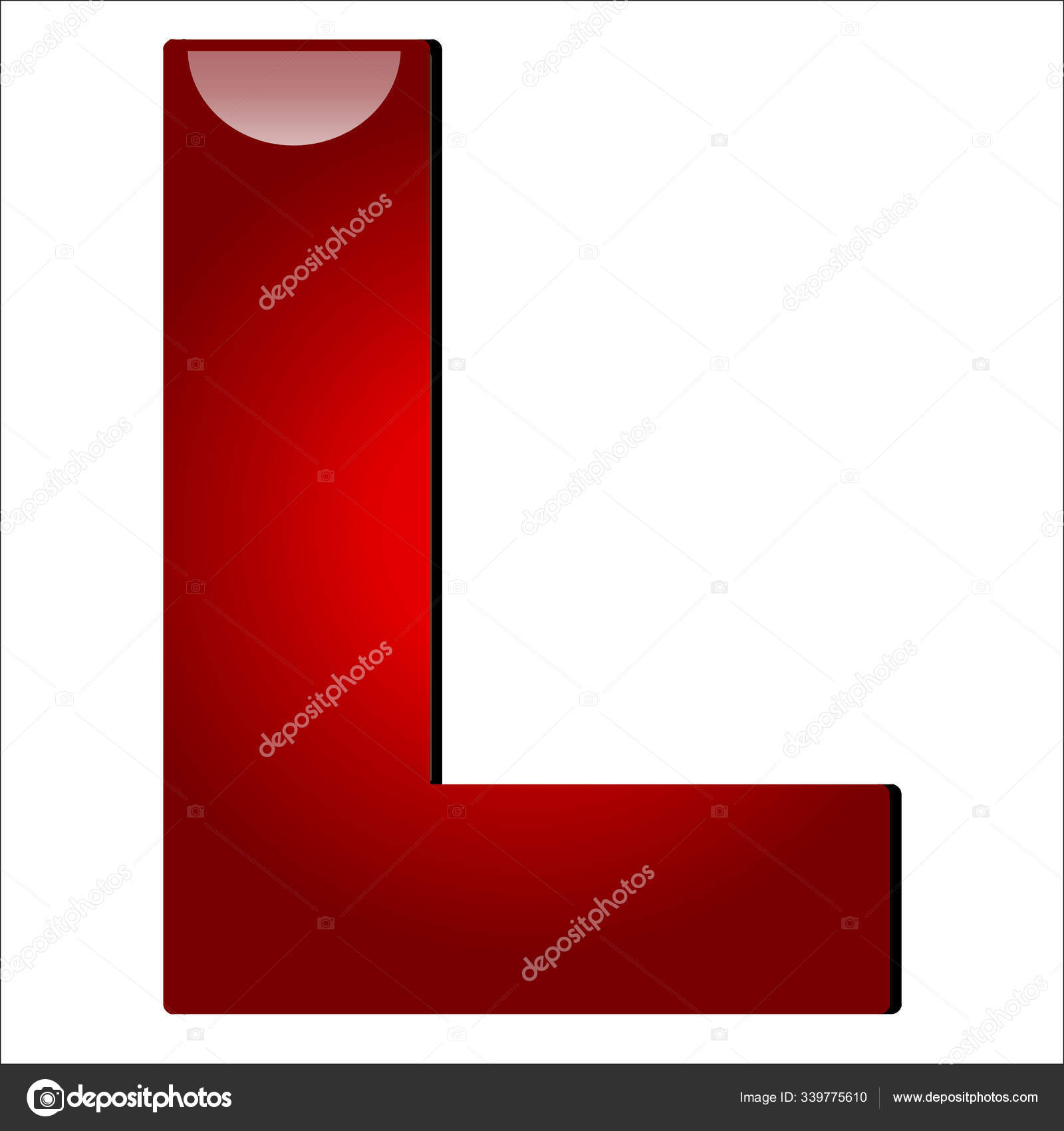 Letter Red Font Vector Illustration — Stock Photo © PantherMediaSeller ...