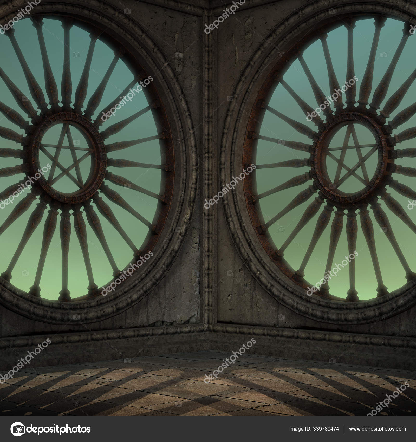 Magic Window Fantasy Setting Rendering Fantasy Theme Background Usage ...