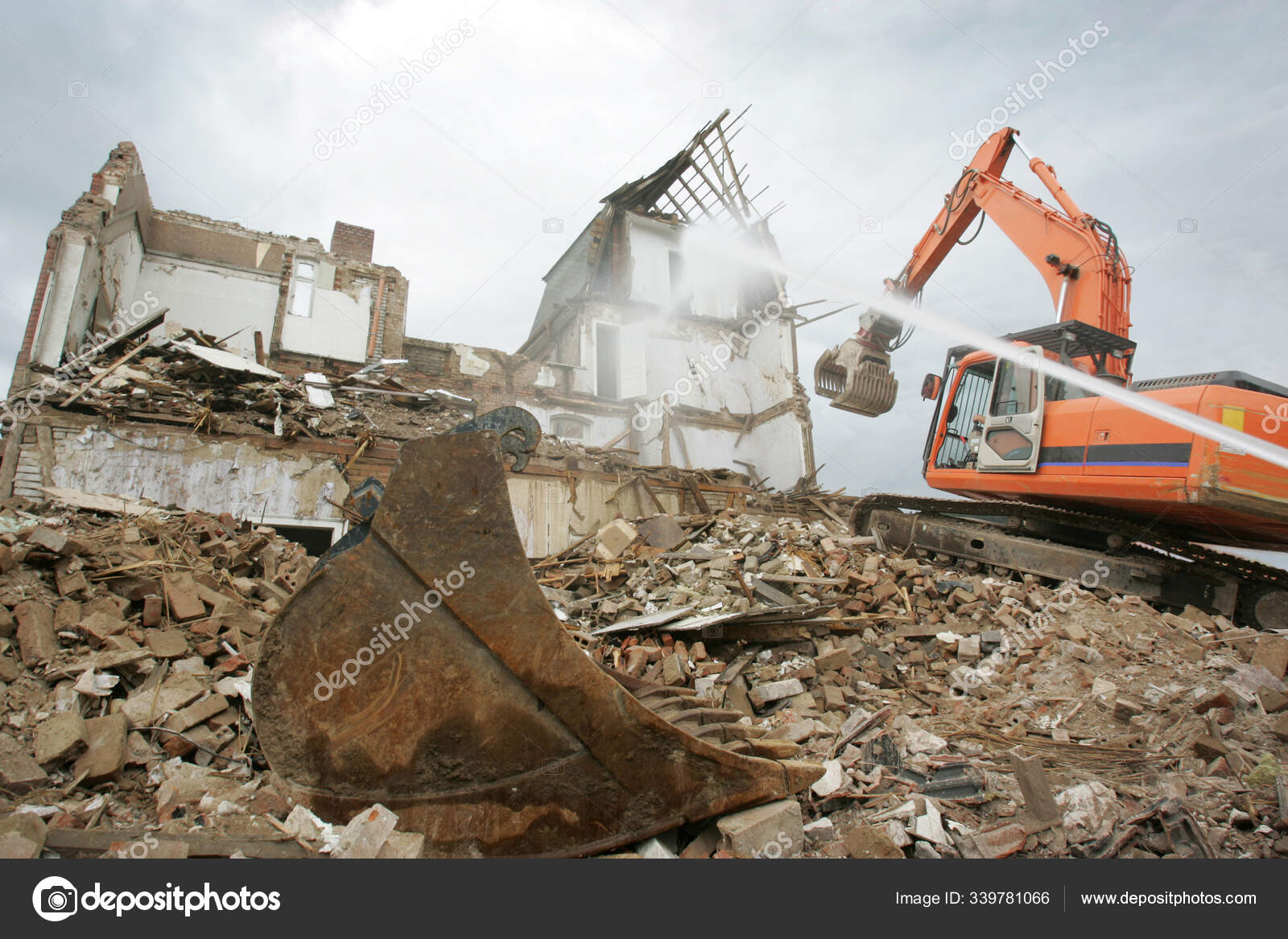 Demolition Old Abandoned Building — Stock Photo © PantherMediaSeller ...