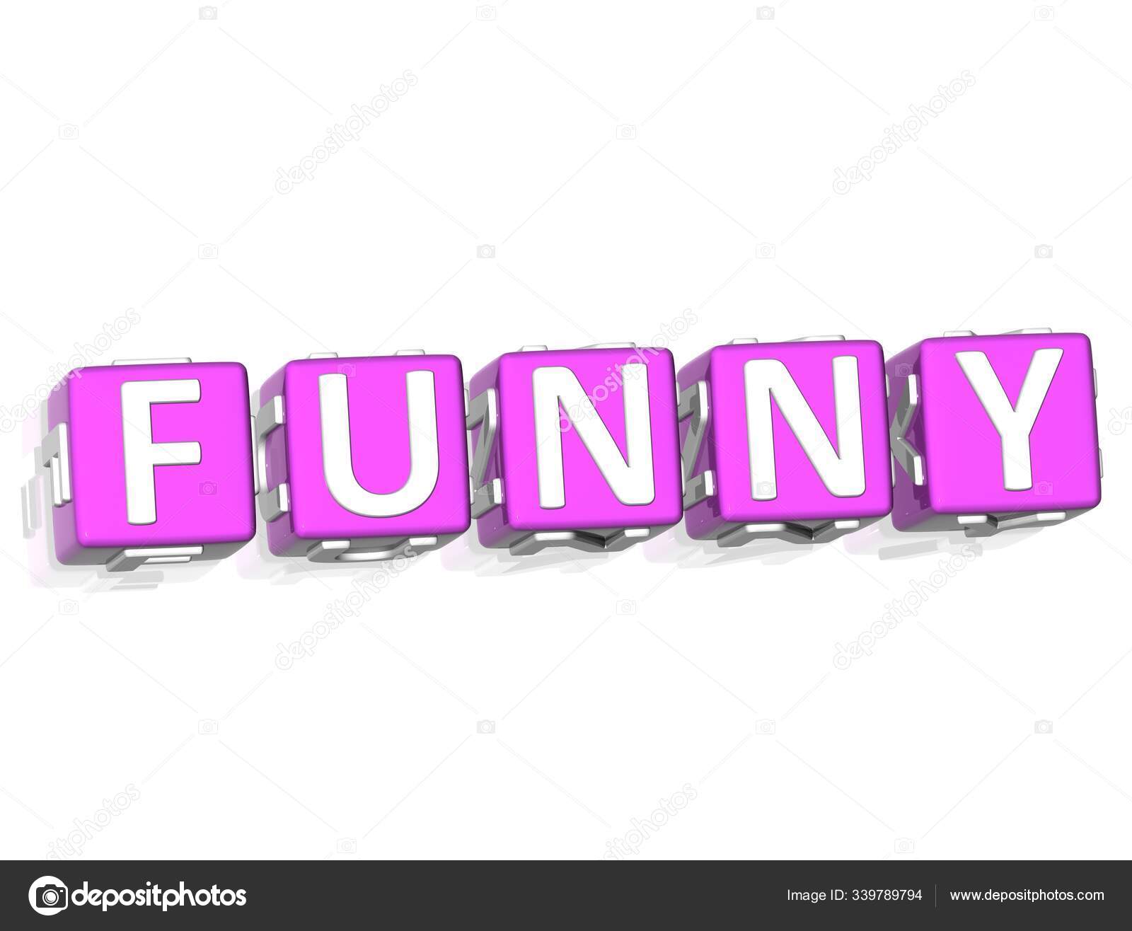 Funny Block Text White Background — Stock Photo © PantherMediaSeller ...