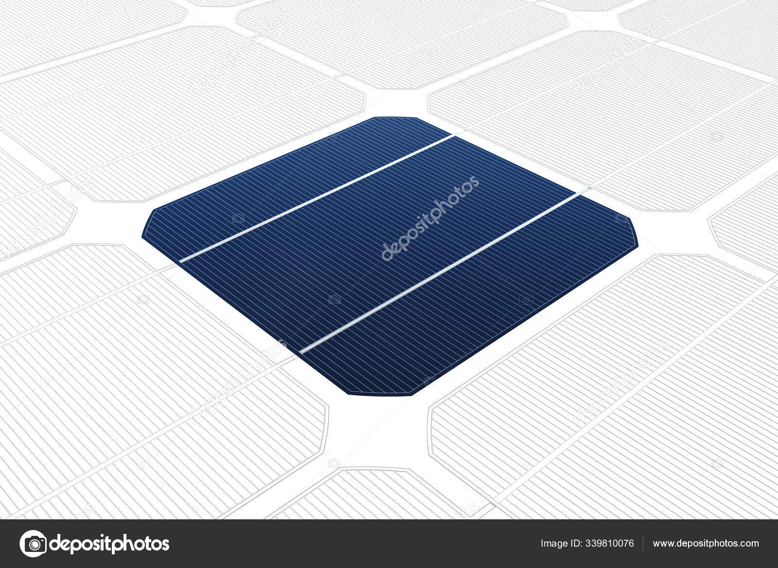 Monocrystalline Solar Cell Drawing Stock Photo by ©PantherMediaSeller ...