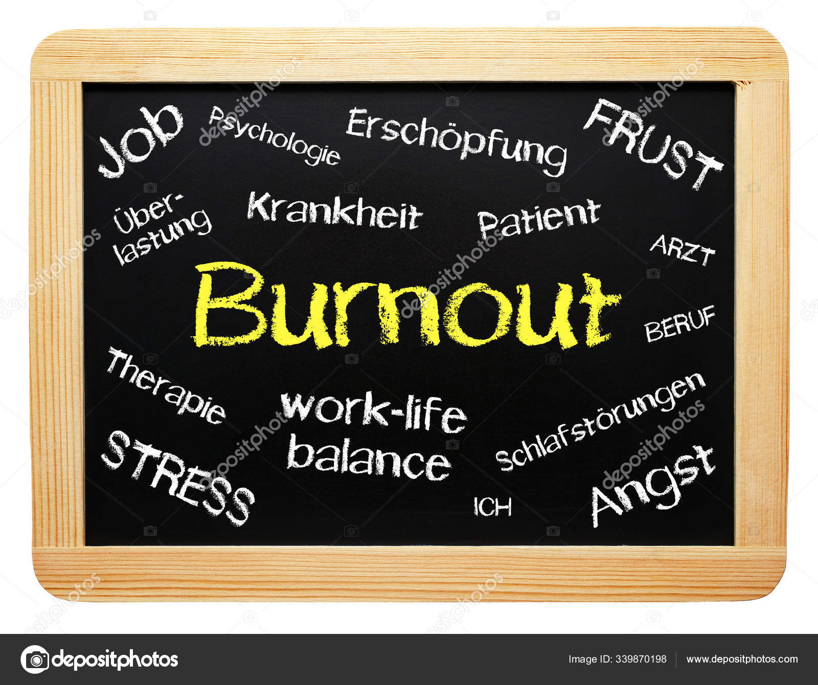 Burnout Concept Panel Optional Stock Photo by ©PantherMediaSeller 339870198