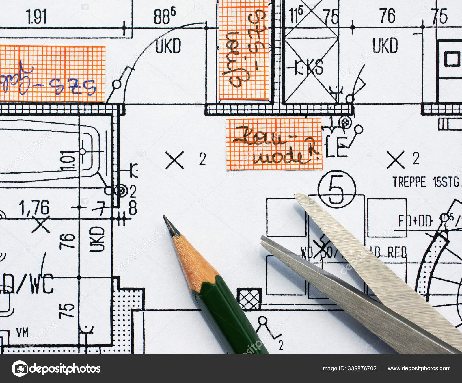 Floor Plan Ground Plan Stock Photo by ©PantherMediaSeller 339876702