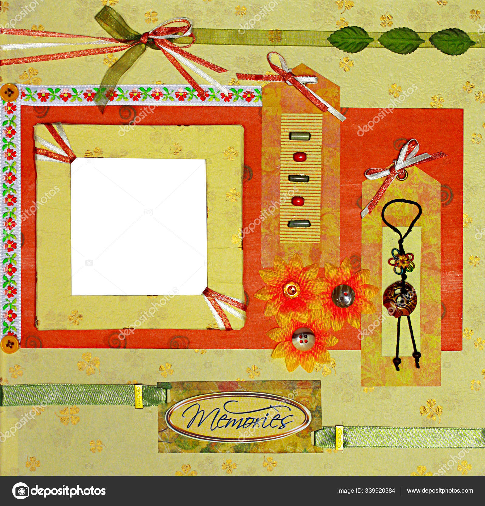 Scrapbook Cover Design Template