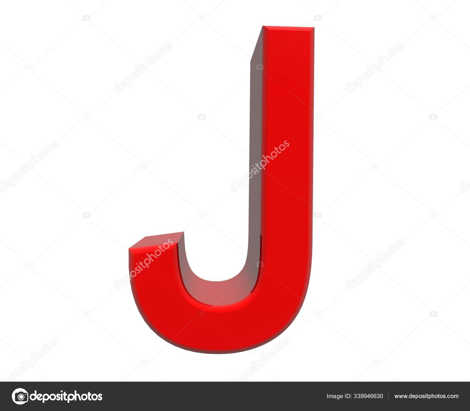 Graphic Design Concept Big Red Letter Sign — Stock Photo ...