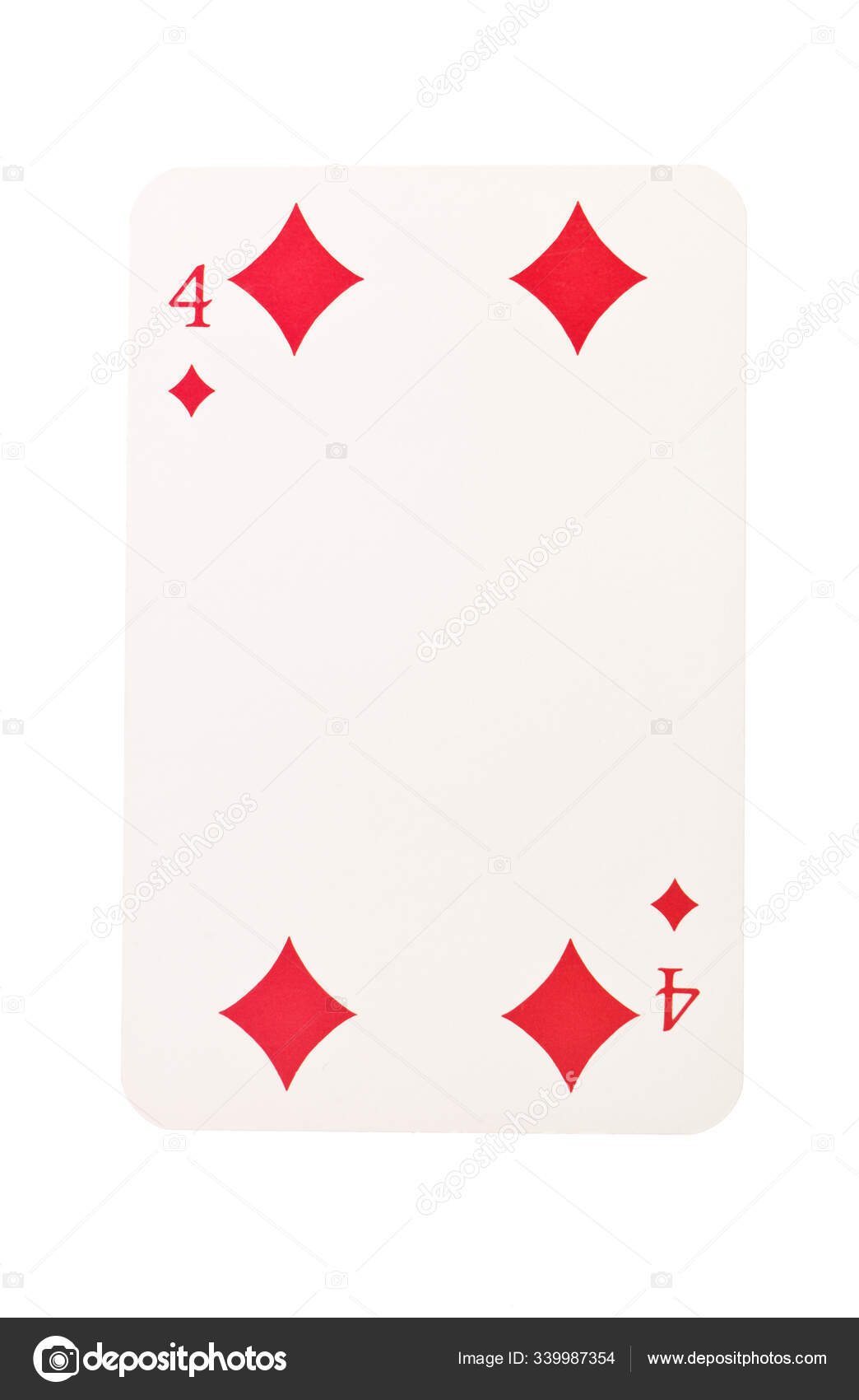 Four Diamonds Isolated White Background — Stock Photo ...