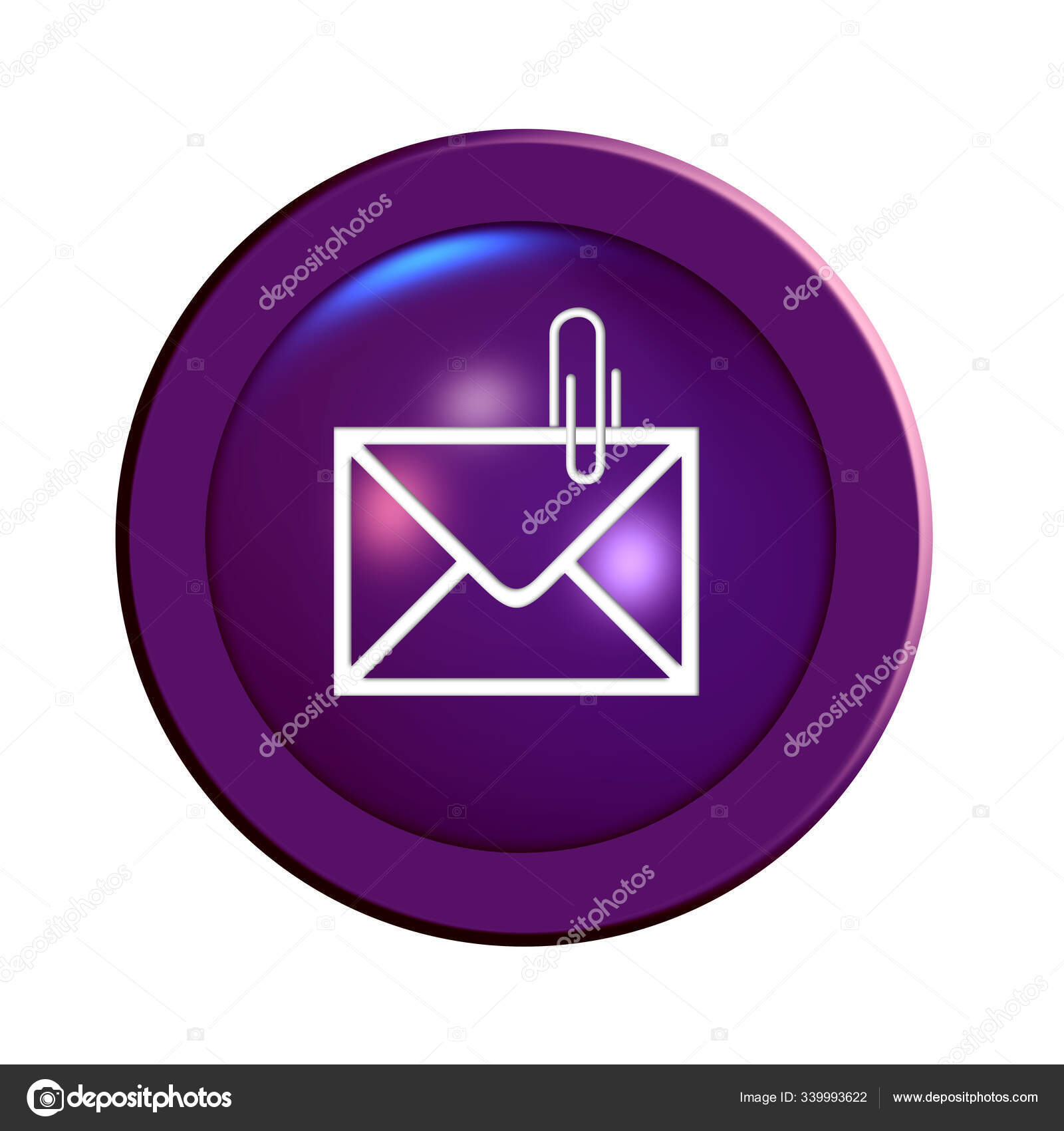 Mail Button Graphic Illustration — Stock Photo © PantherMediaSeller ...