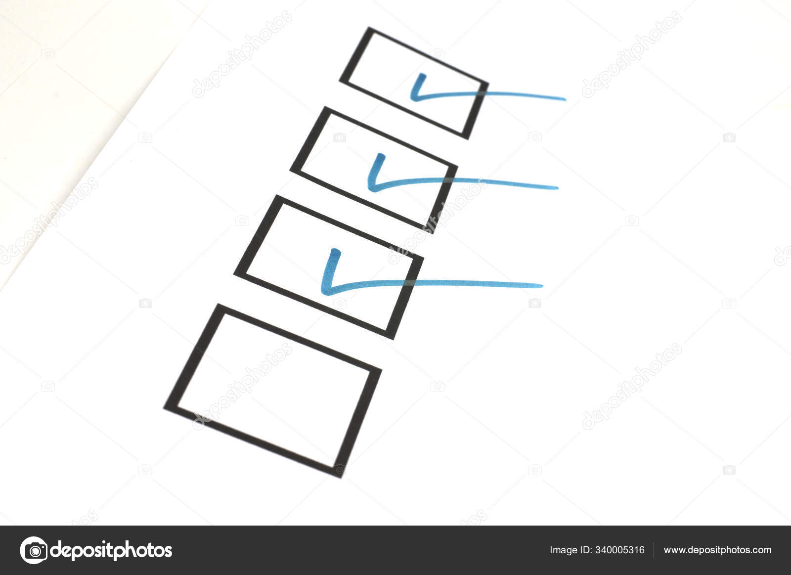 Pencil Paper Check Mark Stock Photo by ©PantherMediaSeller 340005316