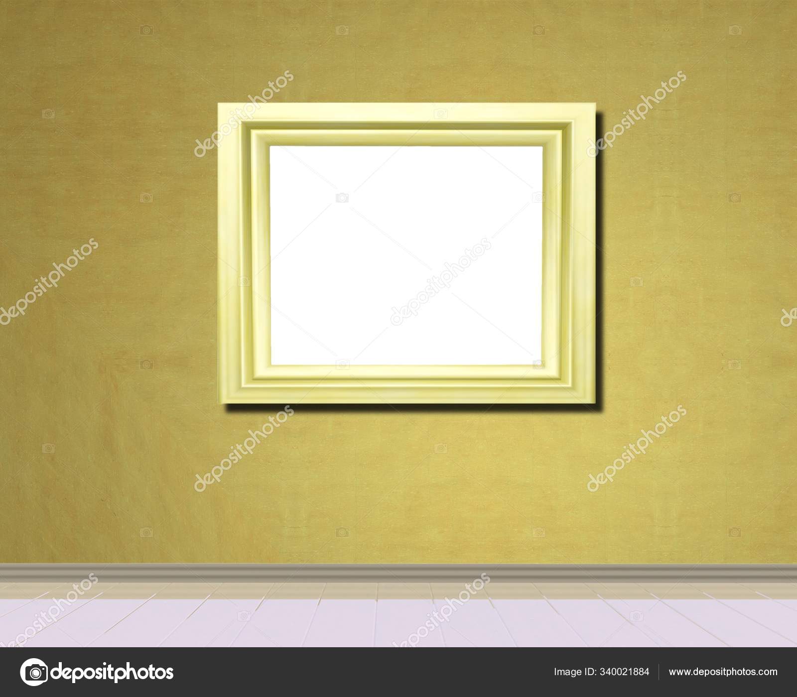 Room Empty Picture Frame Your Text Here — Stock Photo ...