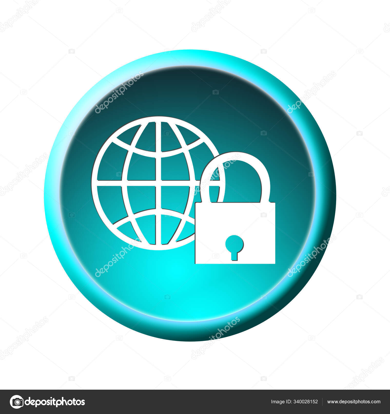 Internet Privacy Button Illustration — Stock Photo © PantherMediaSeller ...
