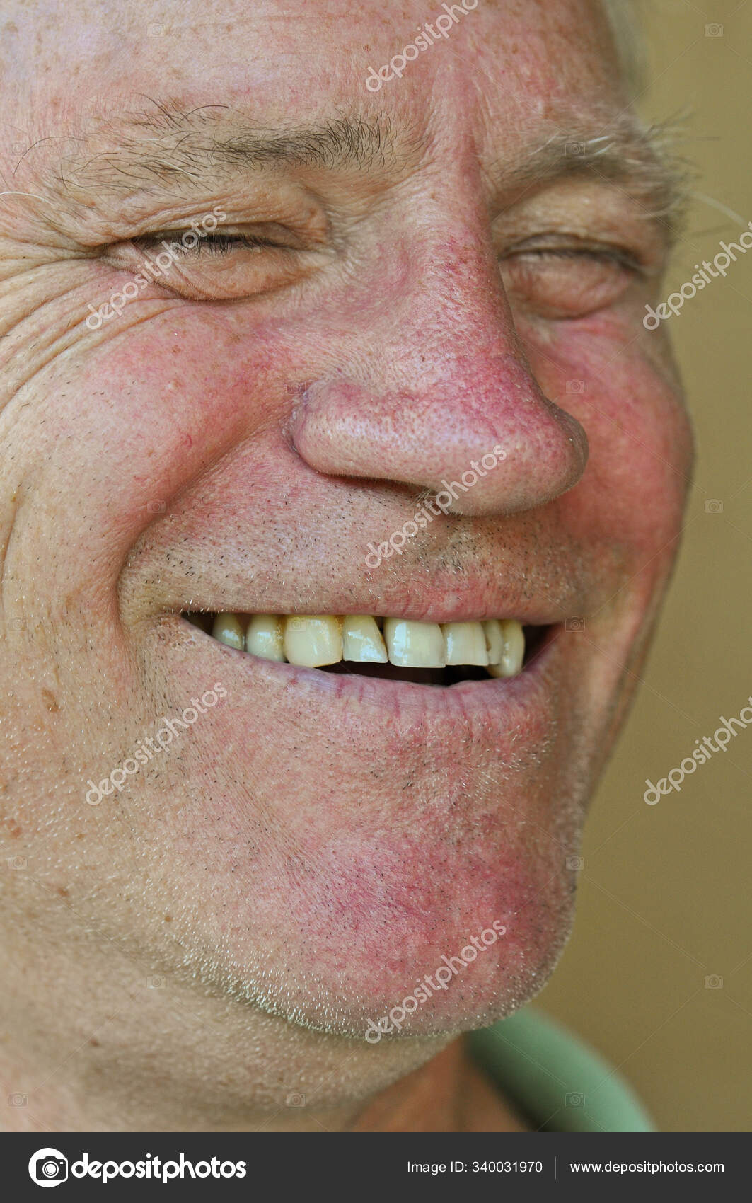 Closeup View Old Senior Man Face — Stock Photo © PantherMediaSeller ...
