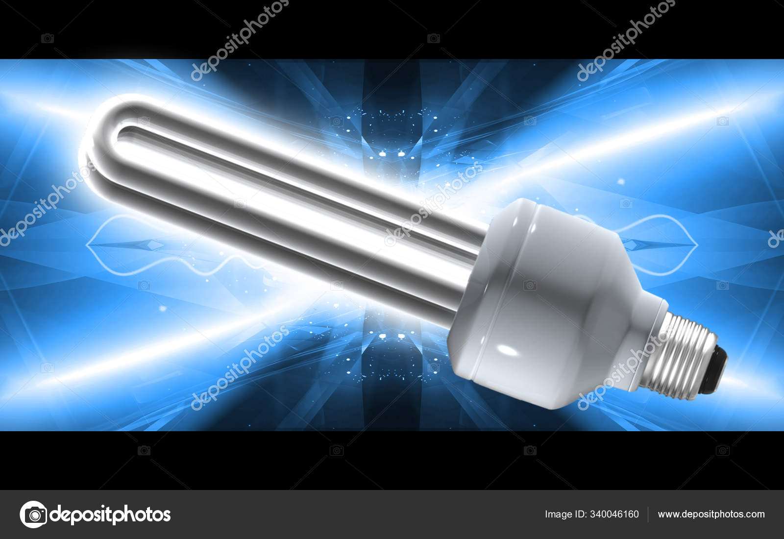 Digital Illustration Cfl Light Colour Background ⬇ Stock Photo, Image ...
