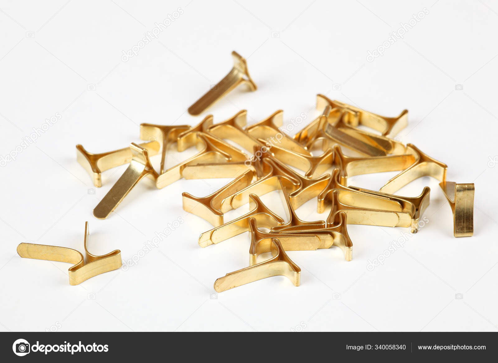 Paperclip Office Utensils Paper Clips Office Supplies Stock Photo by ...