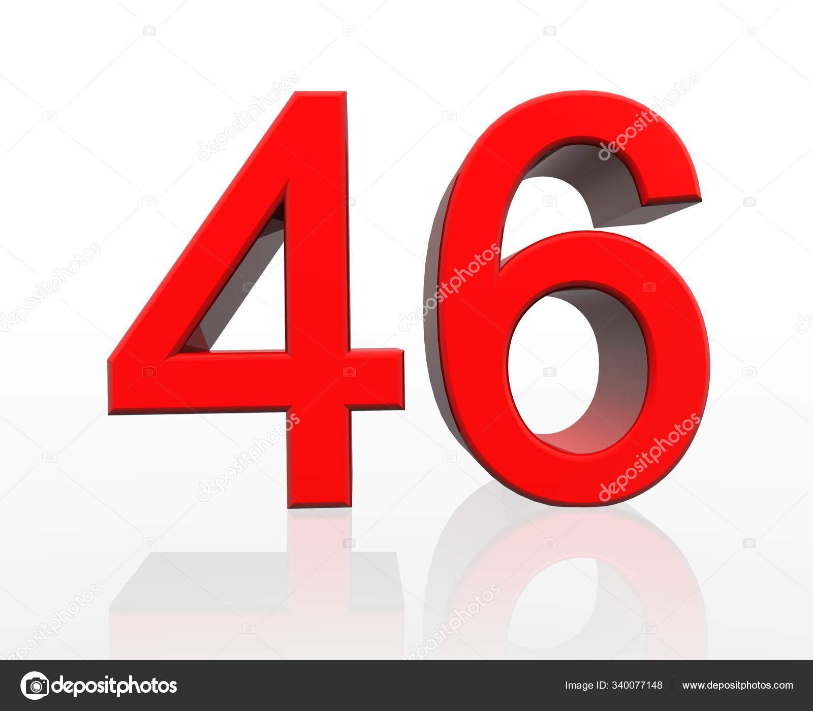 Red Numbers Sign White Background — Stock Photo © PantherMediaSeller ...