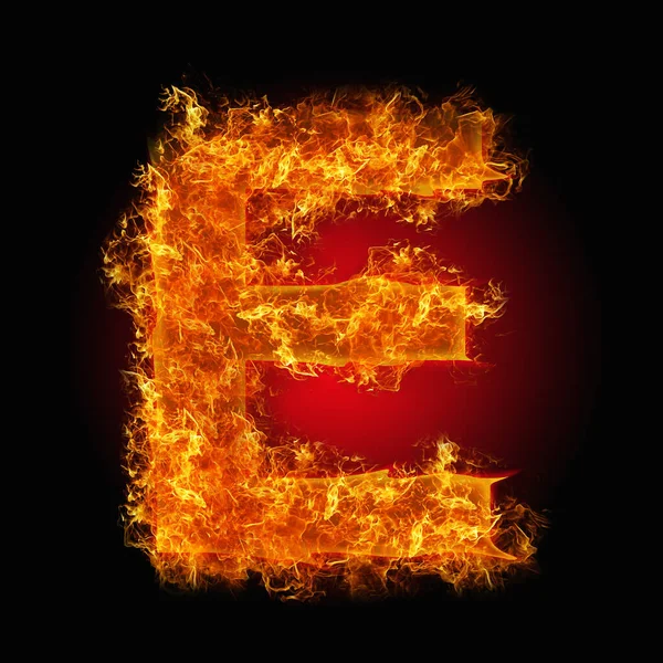 Fire Letter Black Background Stock Photo by ©PantherMediaSeller 340094306