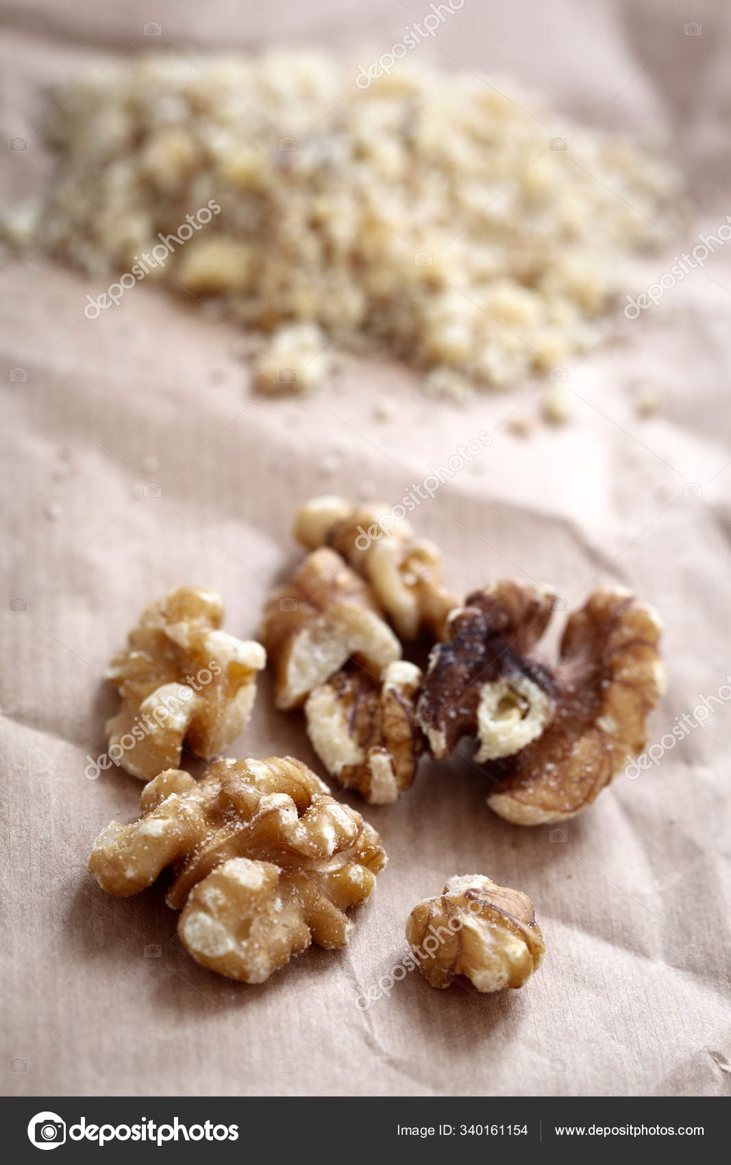 Finely Chopped Walnuts