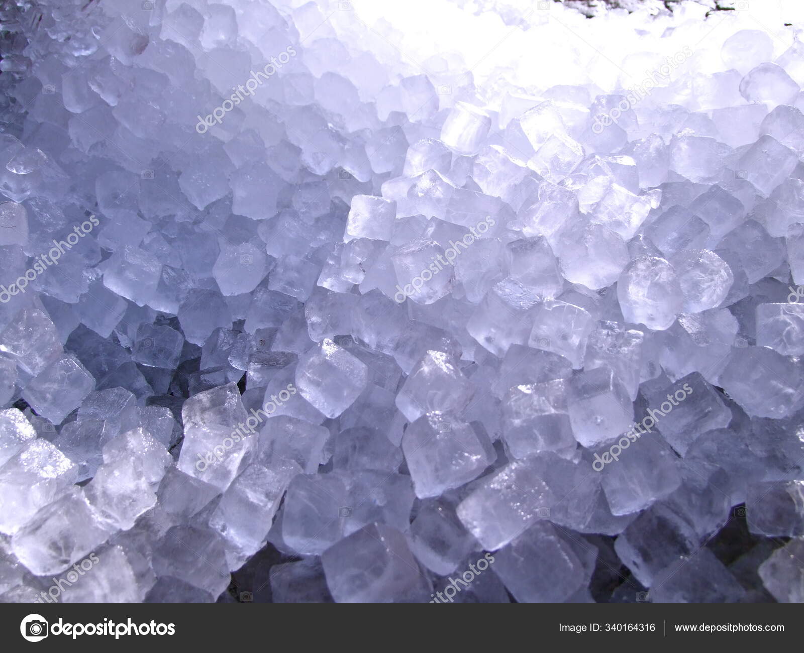 Transparent Cold Ice Cubes — Stock Photo © PantherMediaSeller #340164316
