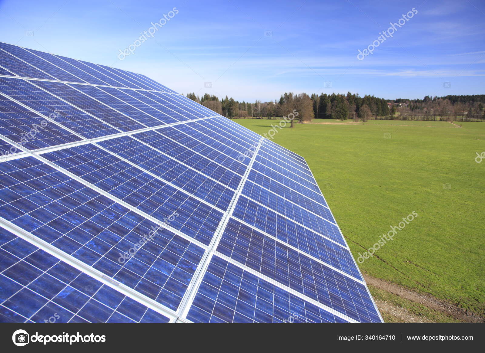 Solar Cells Power Generation Solar Energy — Stock Photo ...