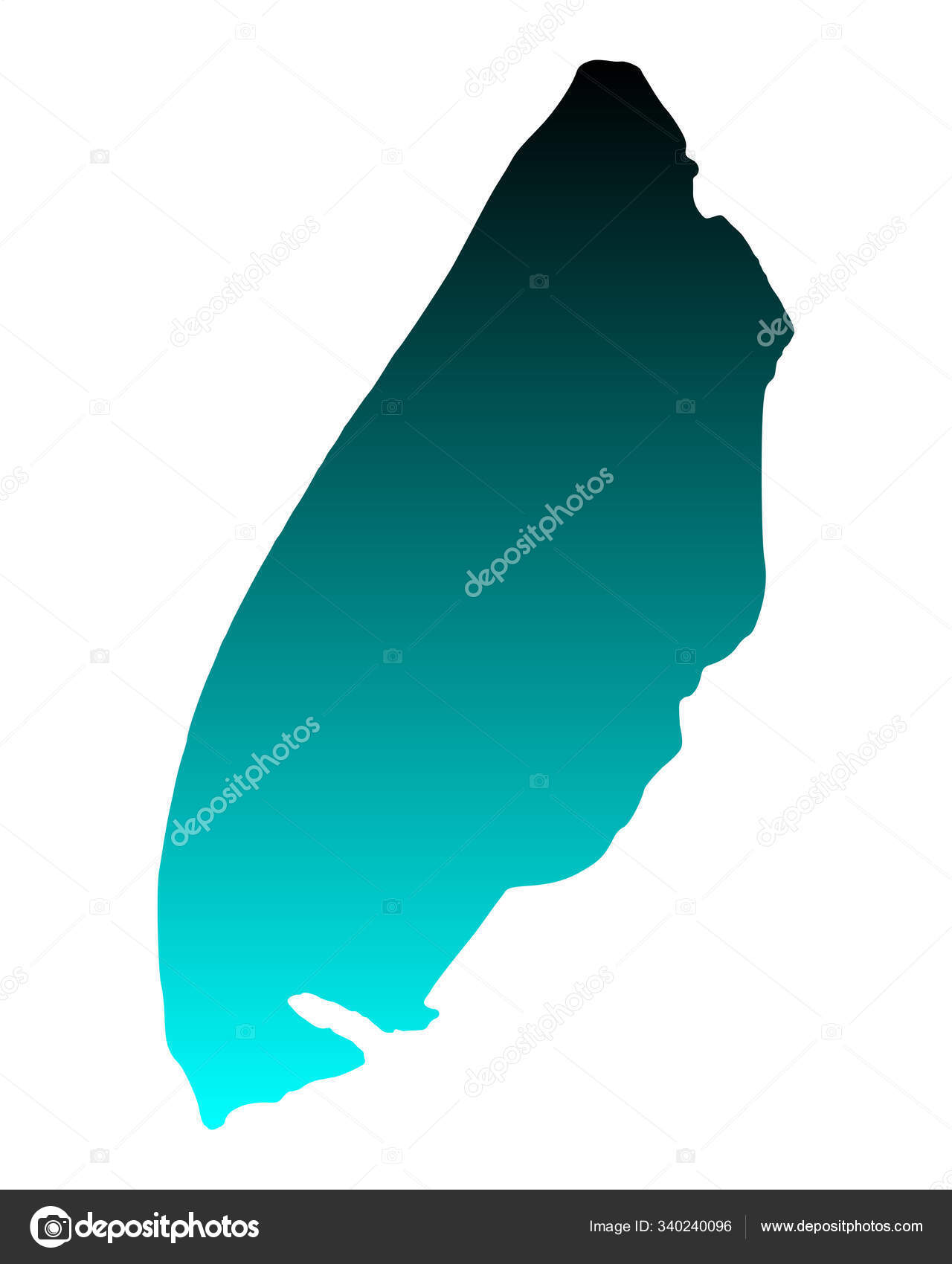 Map Texel Geographical Map Illustration — Stock Photo ...