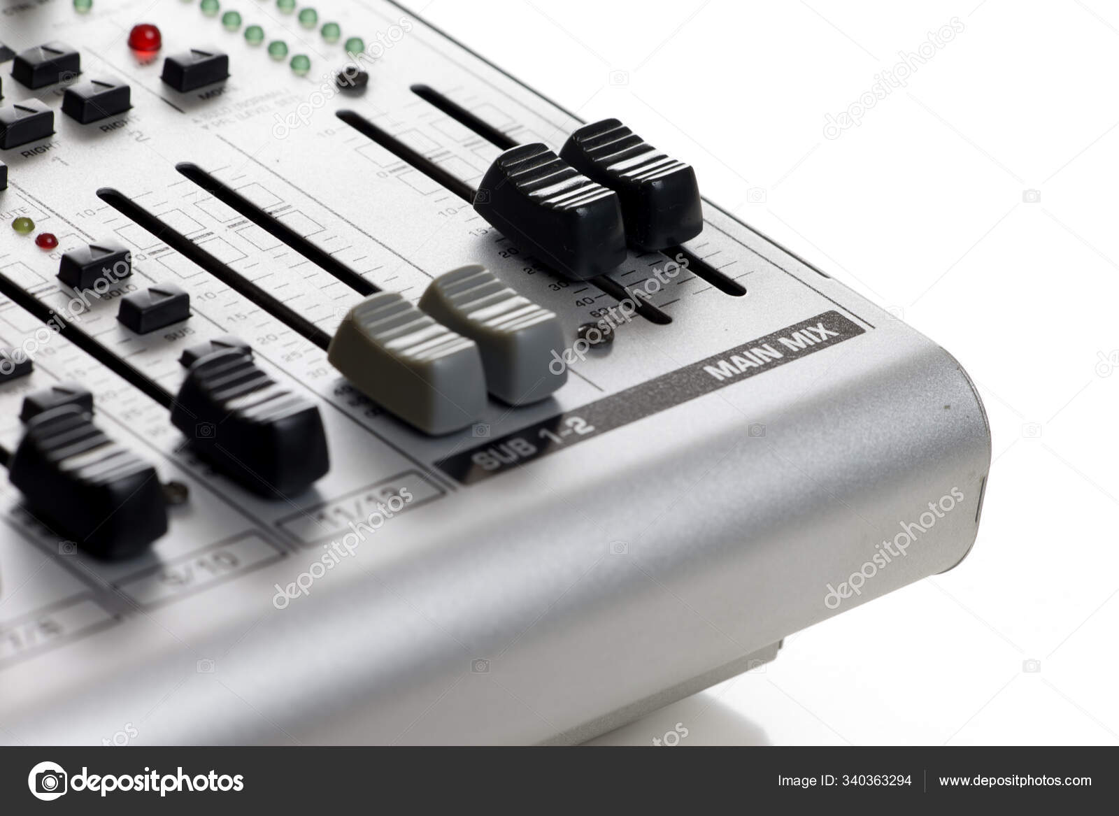 Sound Equalizer Audio Mixer — Stock Photo © PantherMediaSeller #340363294