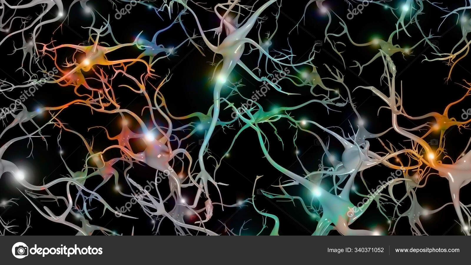 Brain Cells Electrical Firing Stock Photo by ©PantherMediaSeller 340371052
