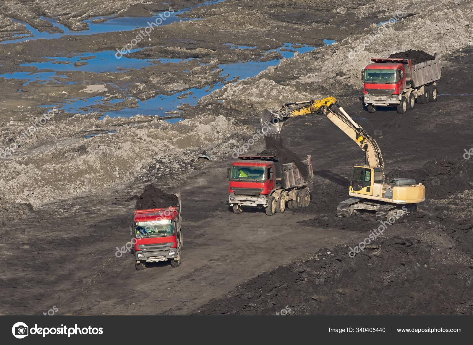 Open Pit Mining Coal Waste Pile — Stock Photo © PantherMediaSeller ...