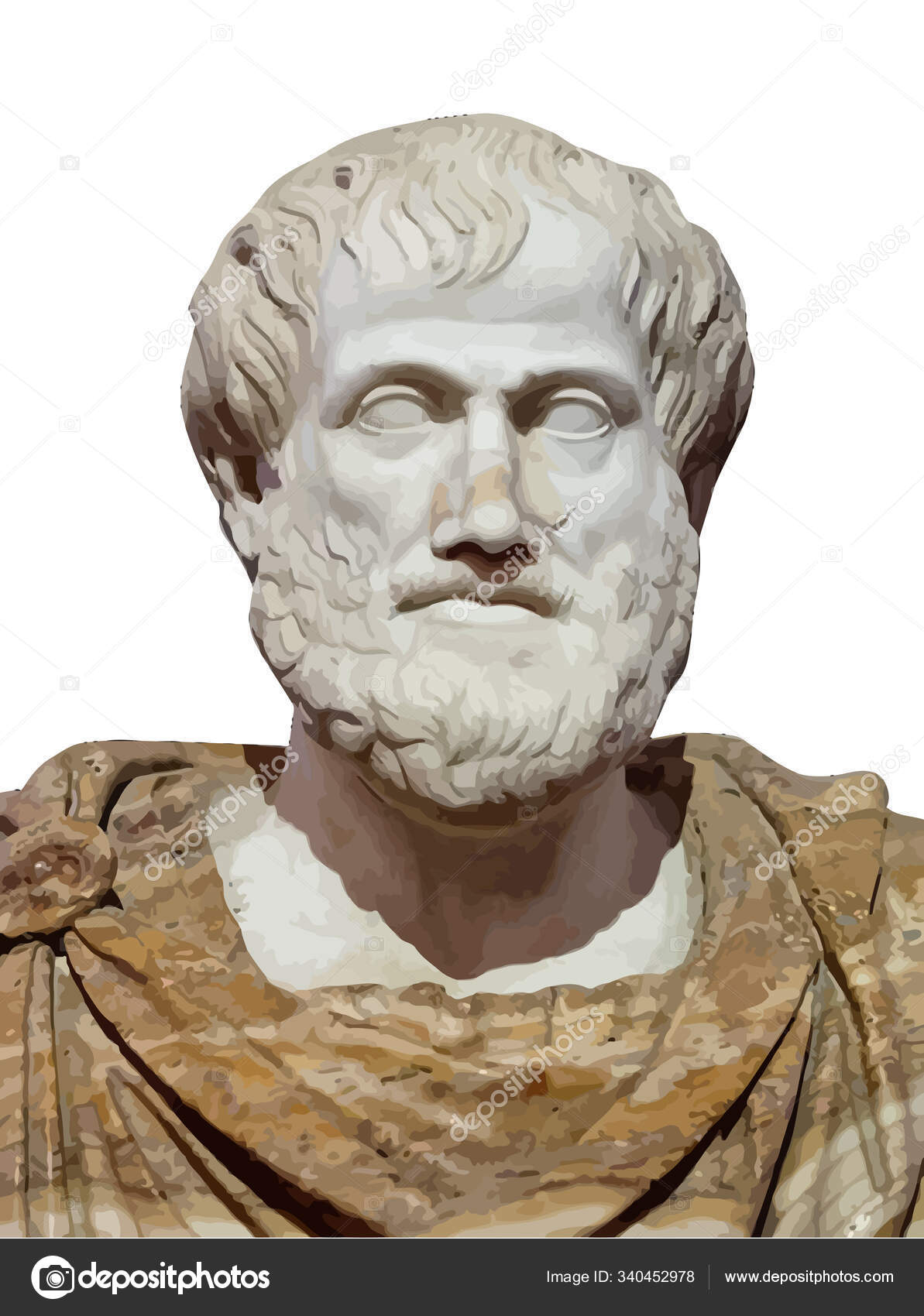 Aristóteles Griego Antiguo Filósofo Clásico Historia Estatua ...