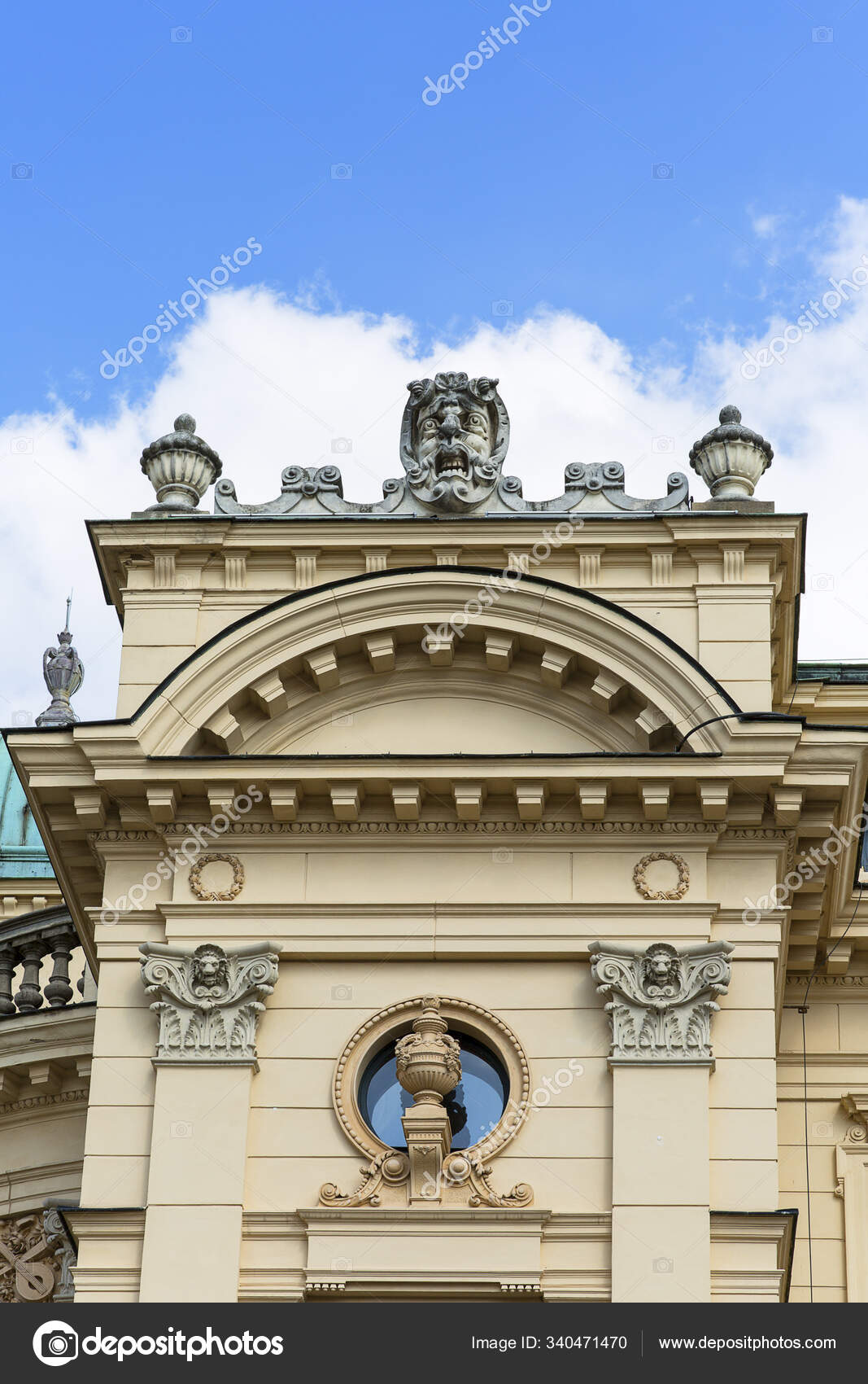 Juliusz Slowacki Theatre 19Th Century Eclectic Building Details Facade ...