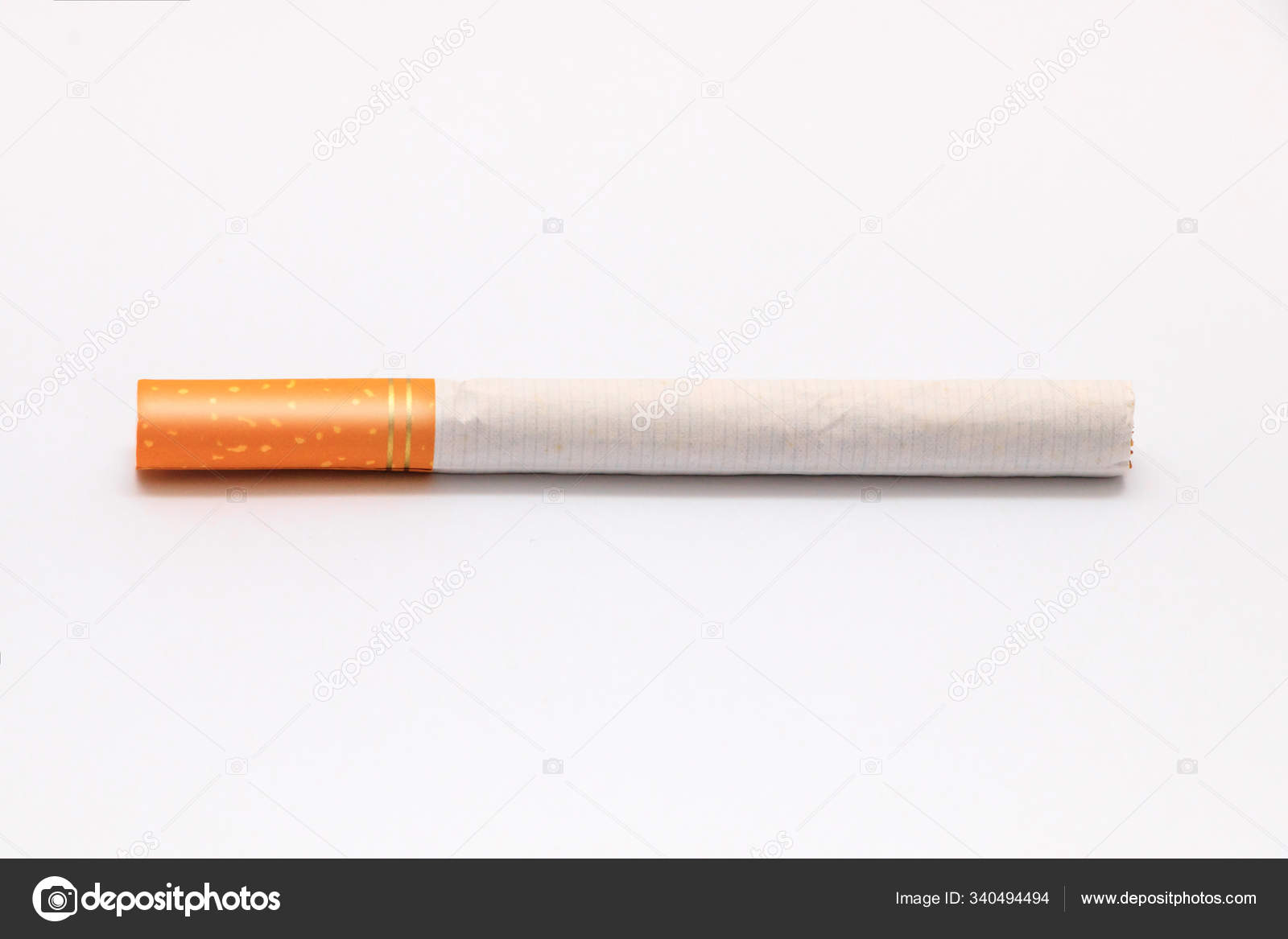 Cigarette Front White Background ⬇ Stock Photo, Image by ...