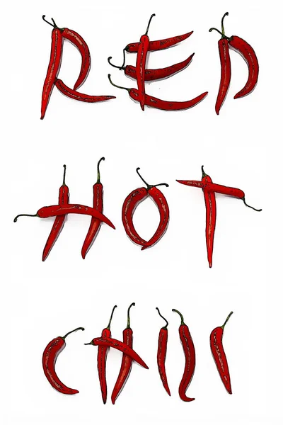 Red chili pepper font Stock Photos, Royalty Free Red chili pepper font ...