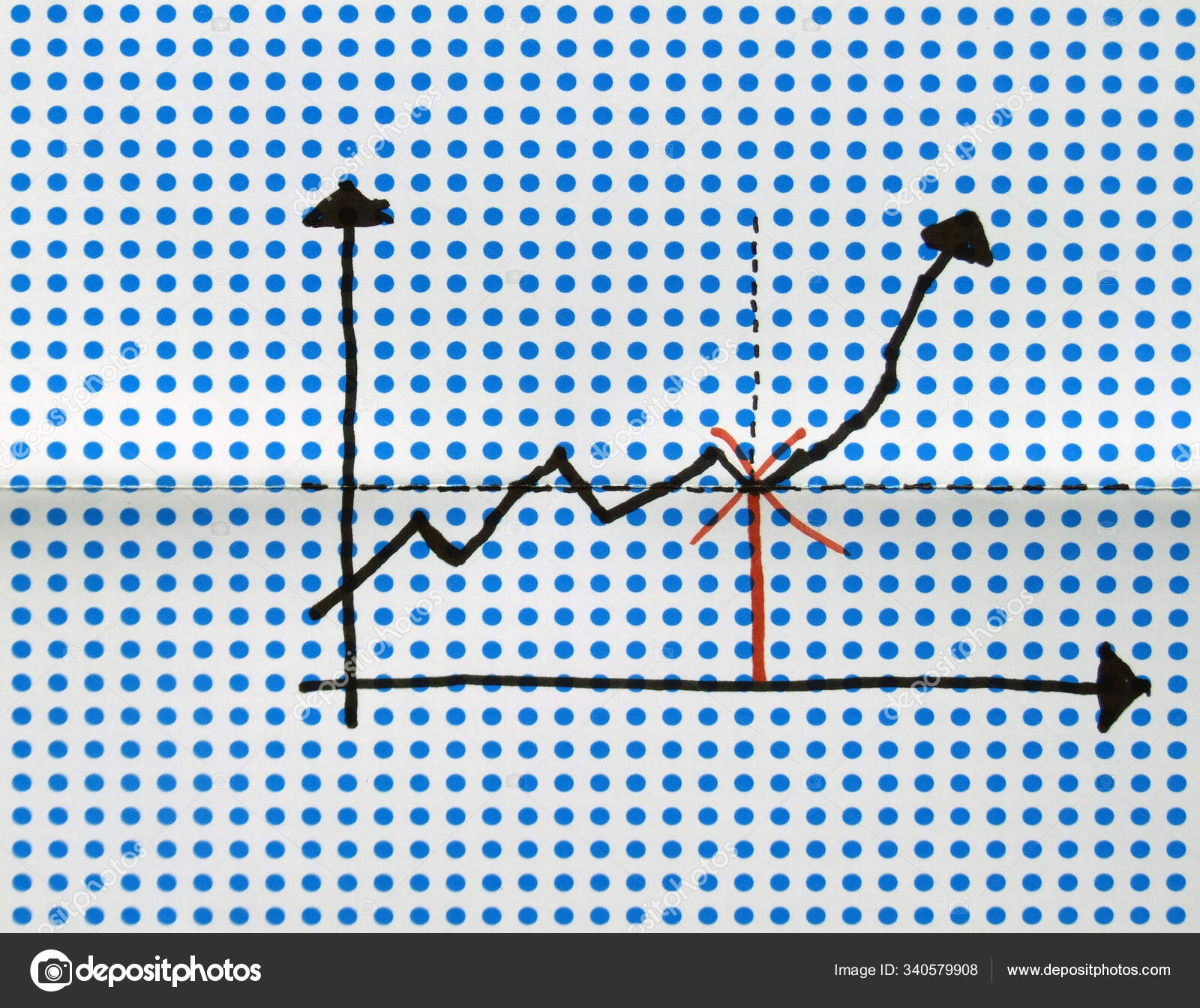 Graph Drawing Dotted Background Stock Photo by ©PantherMediaSeller ...